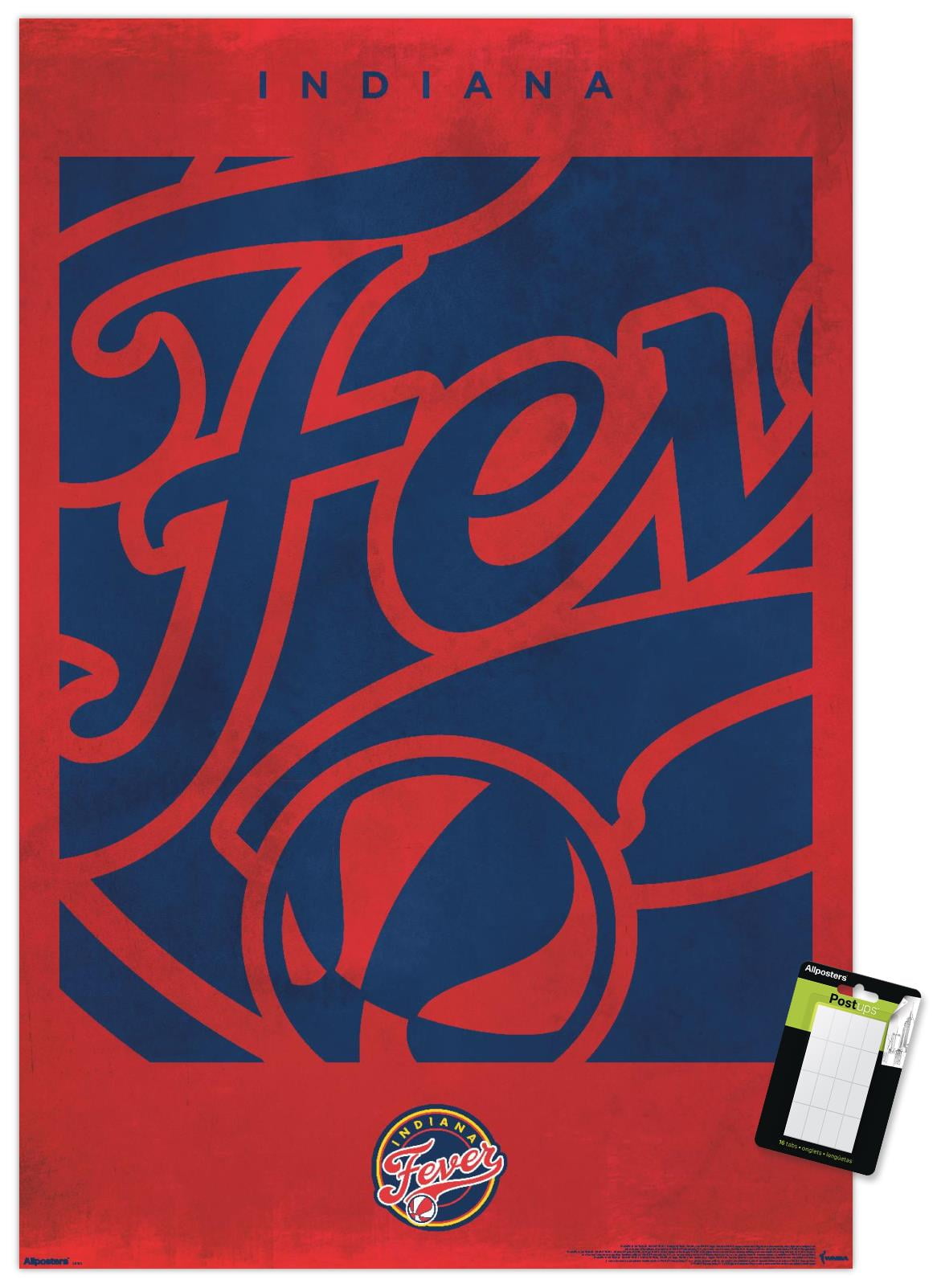 WNBA Indiana Fever - Logo 25 Wall Poster, 22.375" x 34" - Walmart.com
