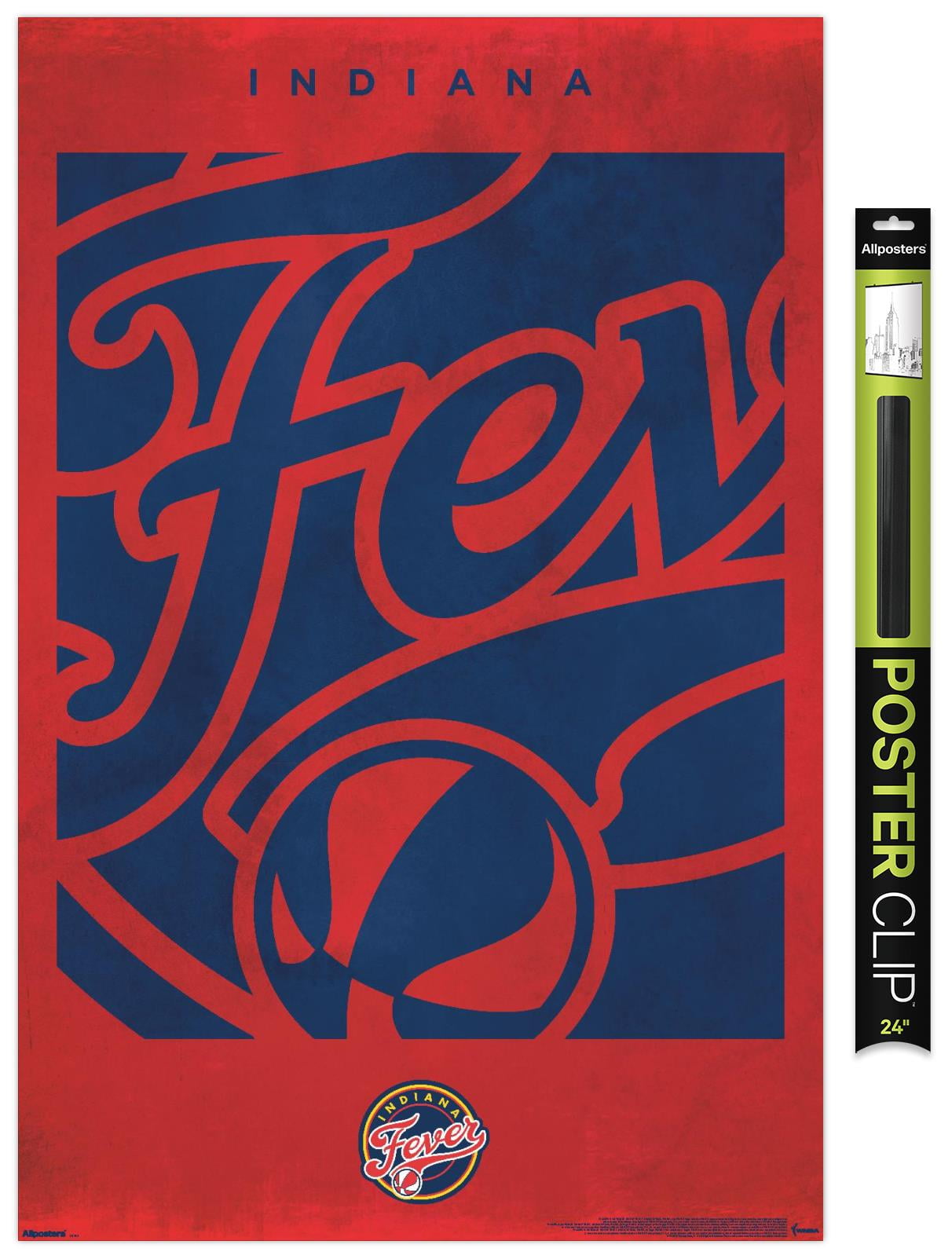 WNBA Indiana Fever - Logo 25 Wall Poster, 22.375" x 34" - Walmart.com
