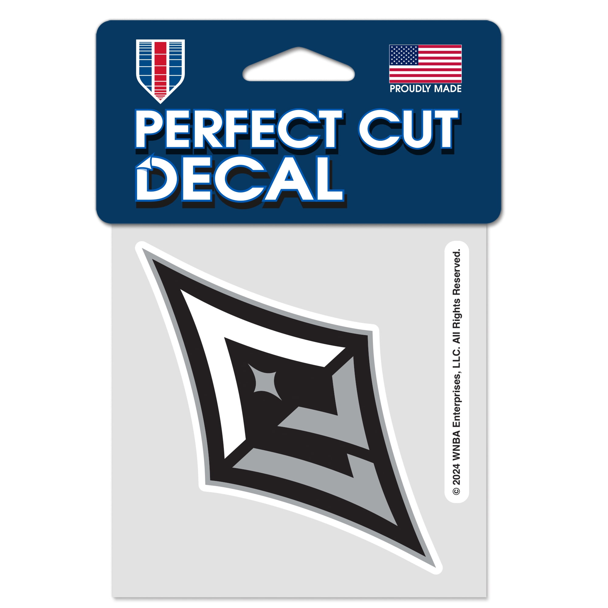 WNBA Las Vegas Aces Logo 4" x 4" Perfect Cut Decal - Walmart.com