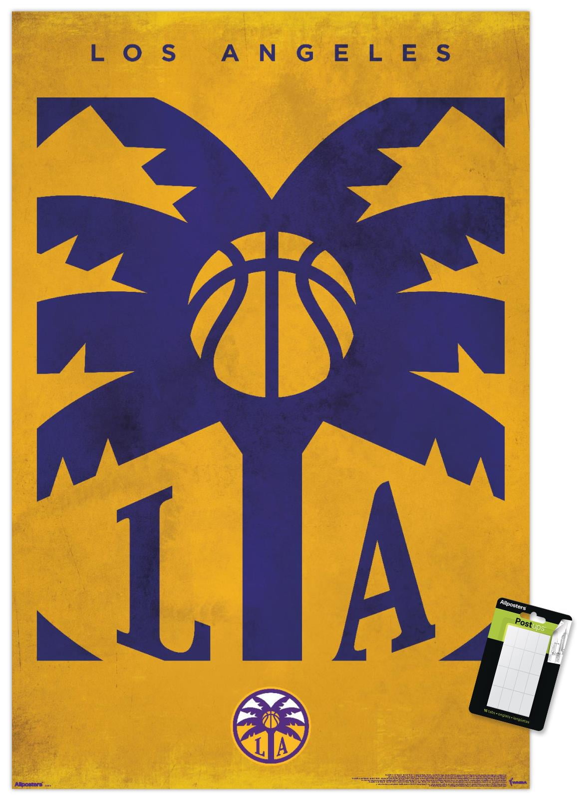 WNBA Los Angeles Sparks - Logo 25 Wall Poster, 22.375" x 34" - Walmart.com