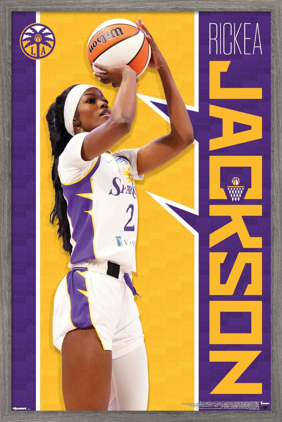 WNBA Los Angeles Sparks - Rickea Jackson 25 Wall Poster, 14.725" x 22. ...