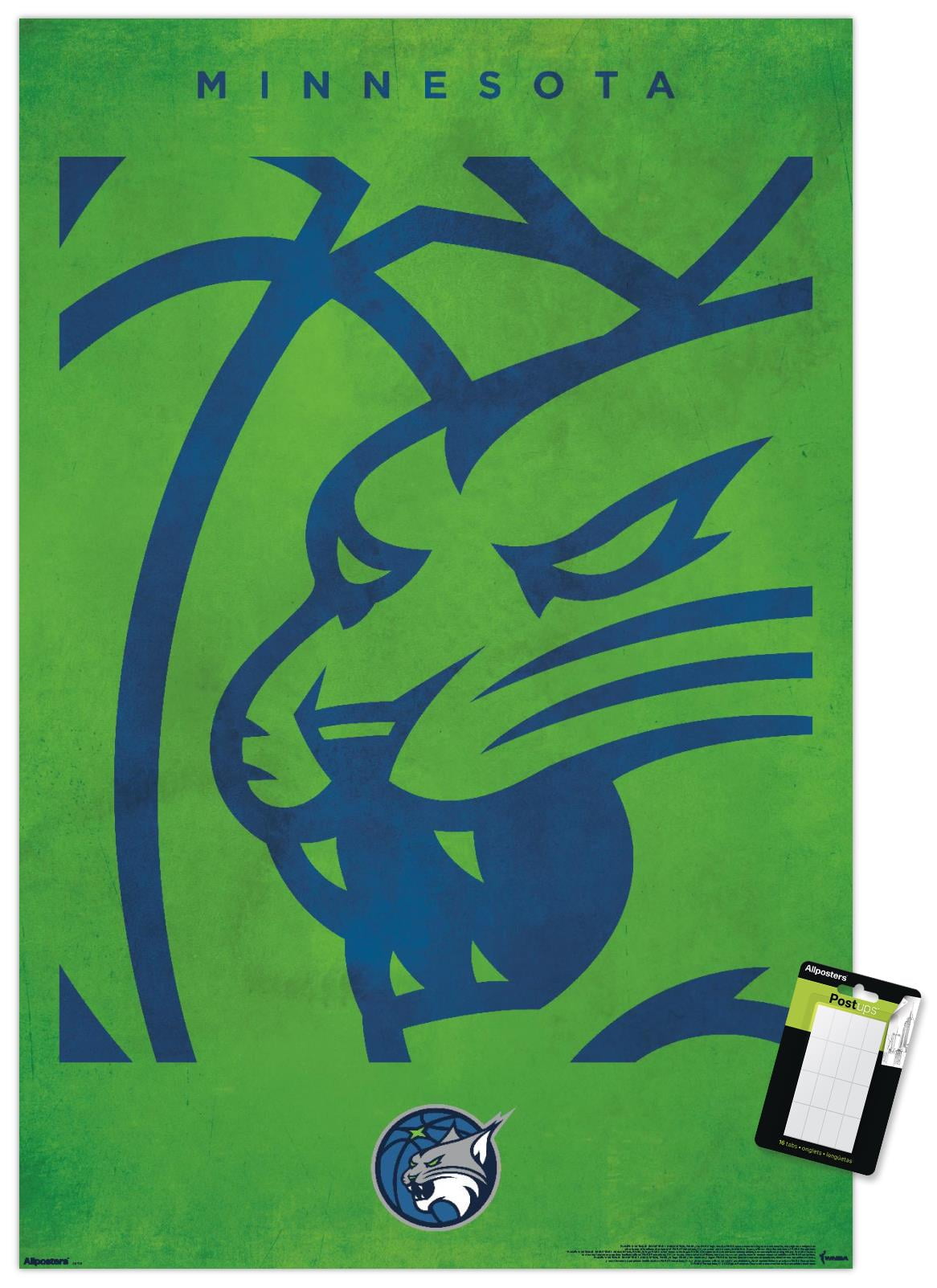 WNBA Minnesota Lynx - Logo 25 Wall Poster, 22.375" x 34" - Walmart.com