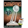 WNBA New York Liberty - 2024 WNBA Finals Team Logo Wall Poster with ...