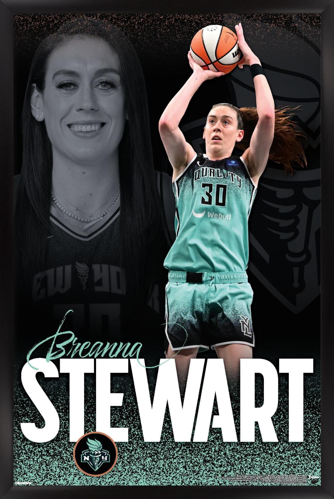 WNBA New York Liberty - Breanna Stewart 25 Wall Poster, 22.375" x 34 ...