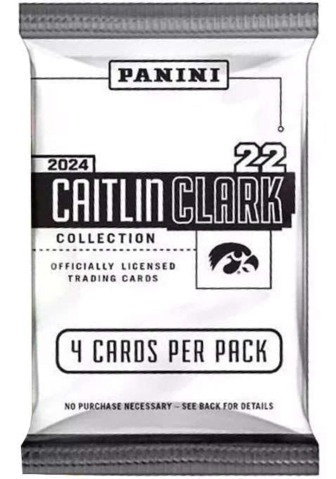WNBA Panini 2024 Caitlin Clark Collection Trading Card BLASTER Pack (4 ...