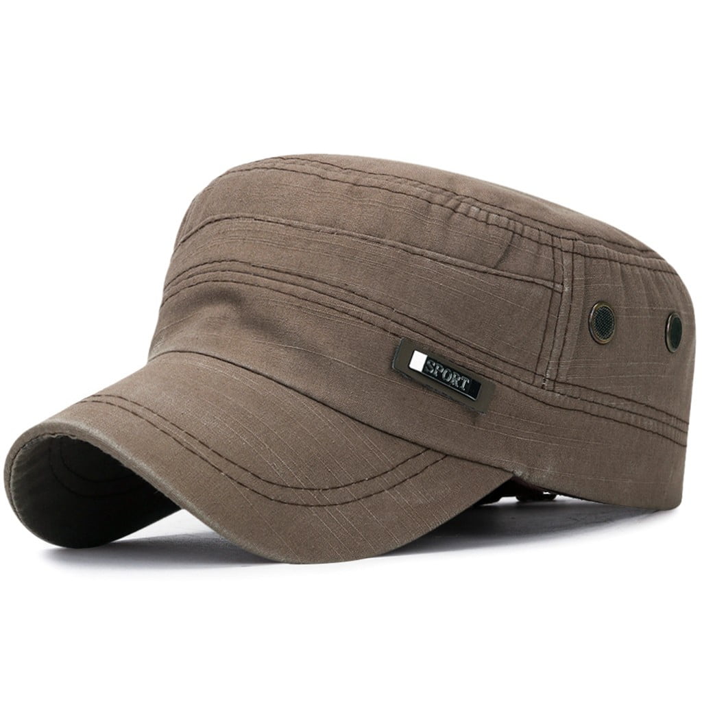 WNEGSTG Cadet Army Cap Basic Everyday Military Style Hat - Walmart.com