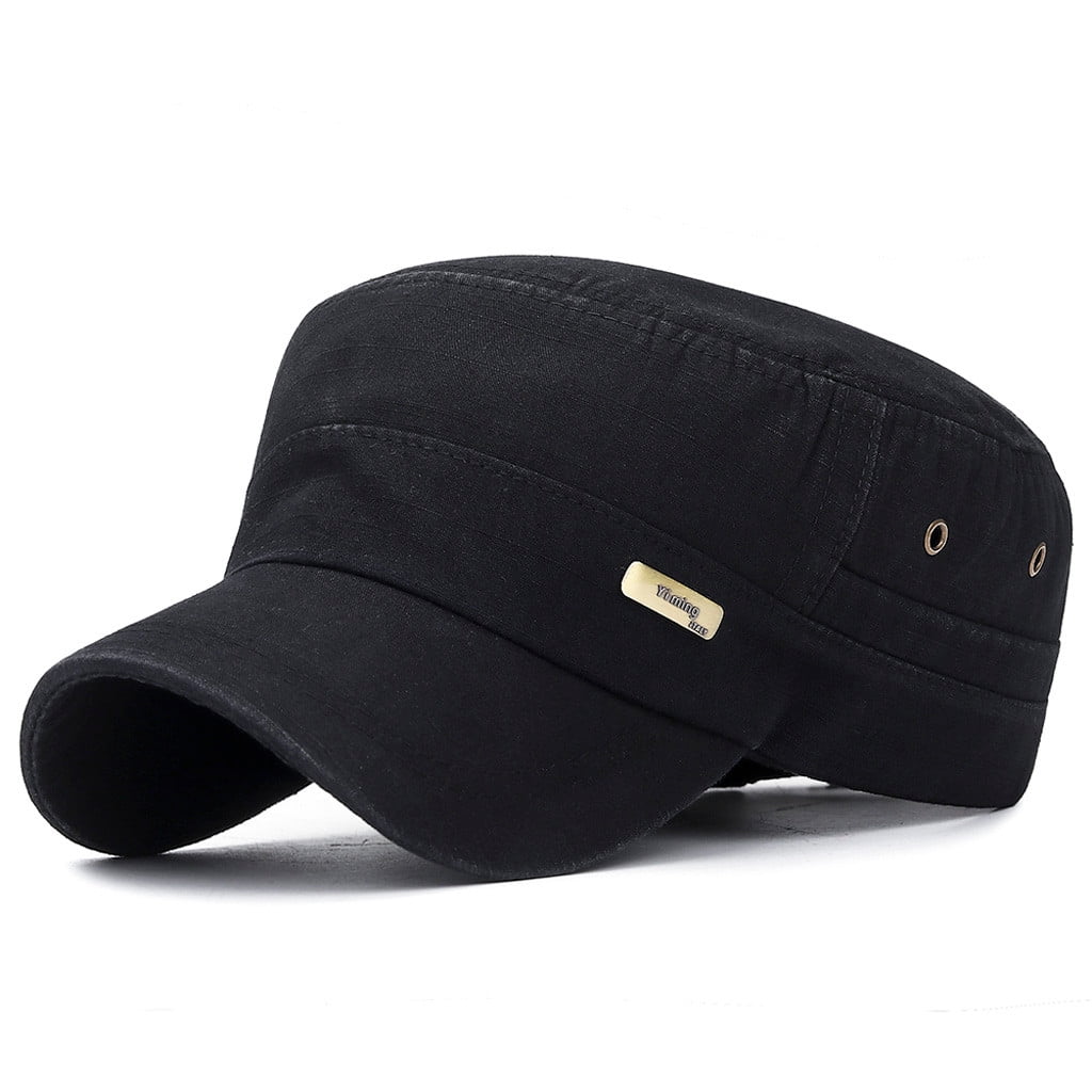 WNEGSTG Cadet Army Cap Basic Everyday Military Style Hat - Walmart.com