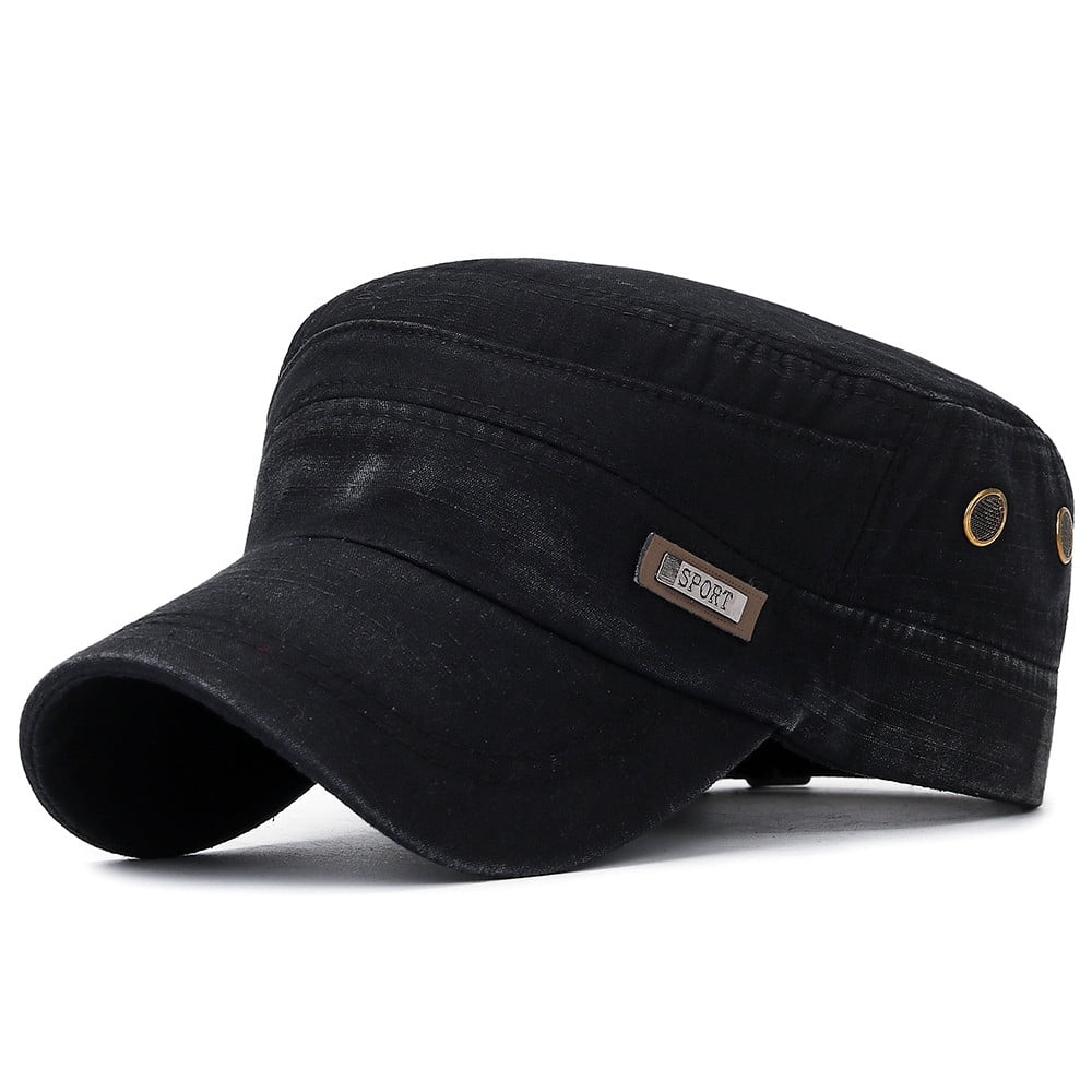WNEGSTG Cadet Army Cap Basic Everyday Military Style Hat - Walmart.com