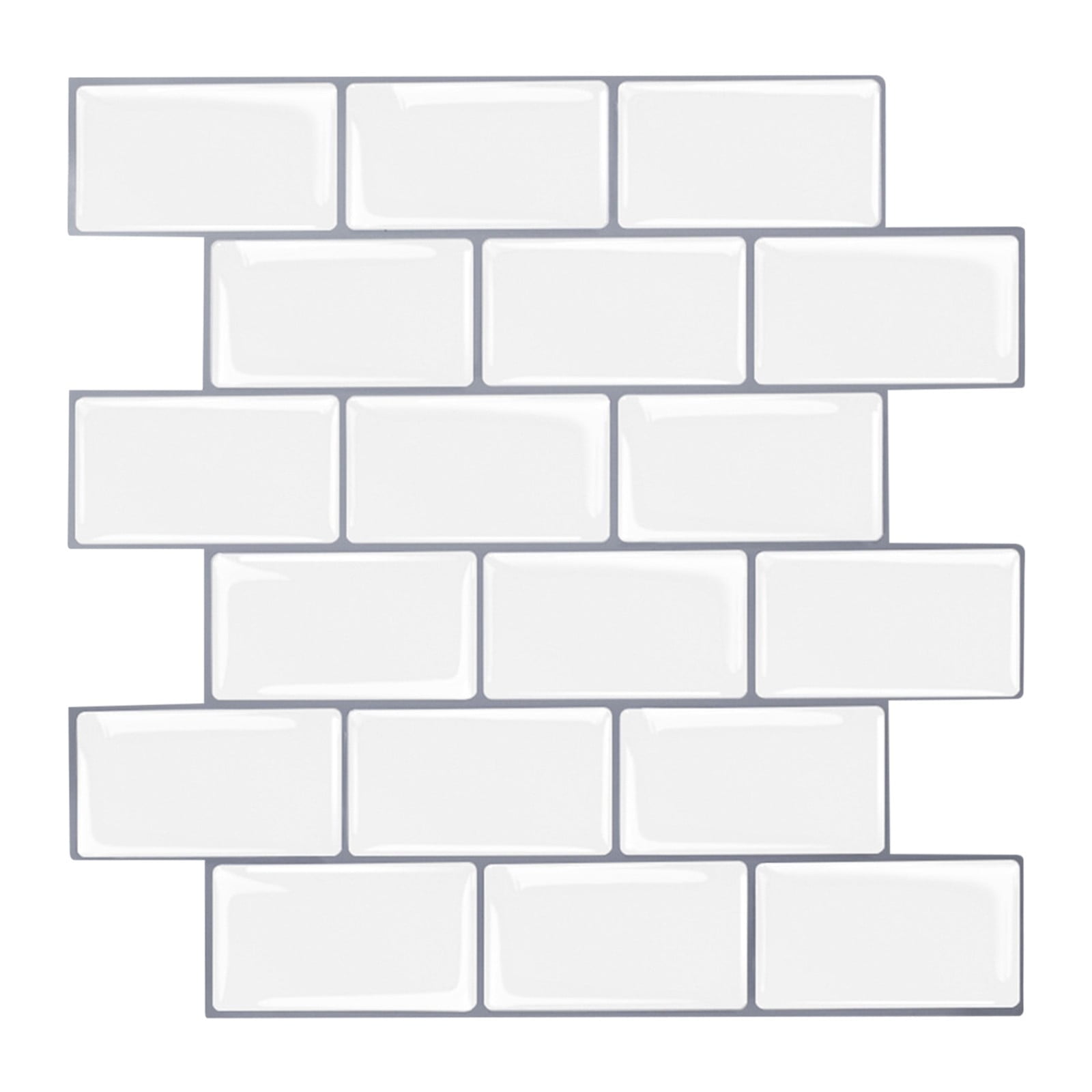 WNEXOPE 12"x12" Tiles Self Adhesive Kitchen Splashbacks, Peel and Stick ...