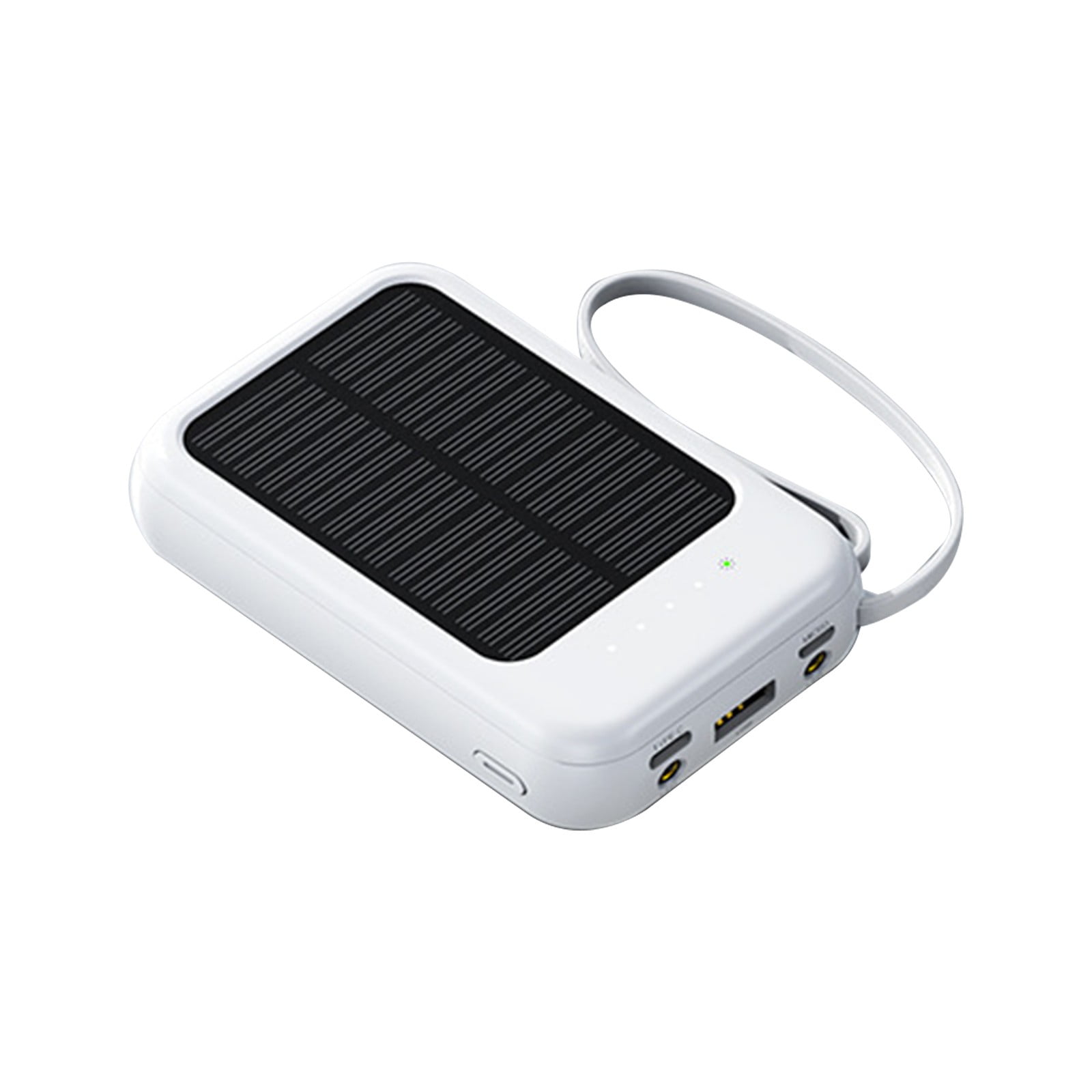WNEXOPE 20000mAh Solar Power Bank with Built-in Cable - Portable High ...