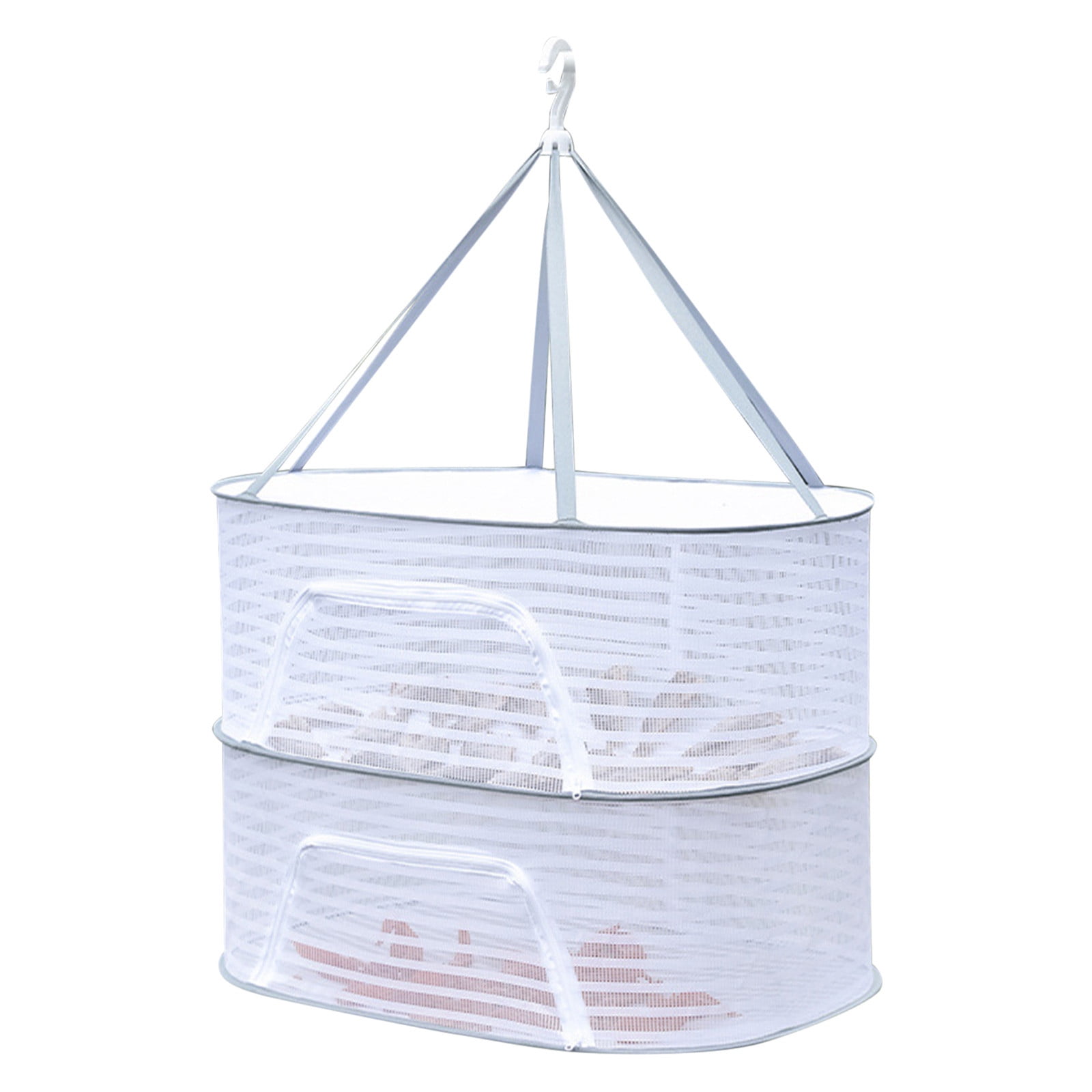WNEXOPE Drying Rack 2 Layer Hanging Mesh Net for Plants Hanging Drying ...