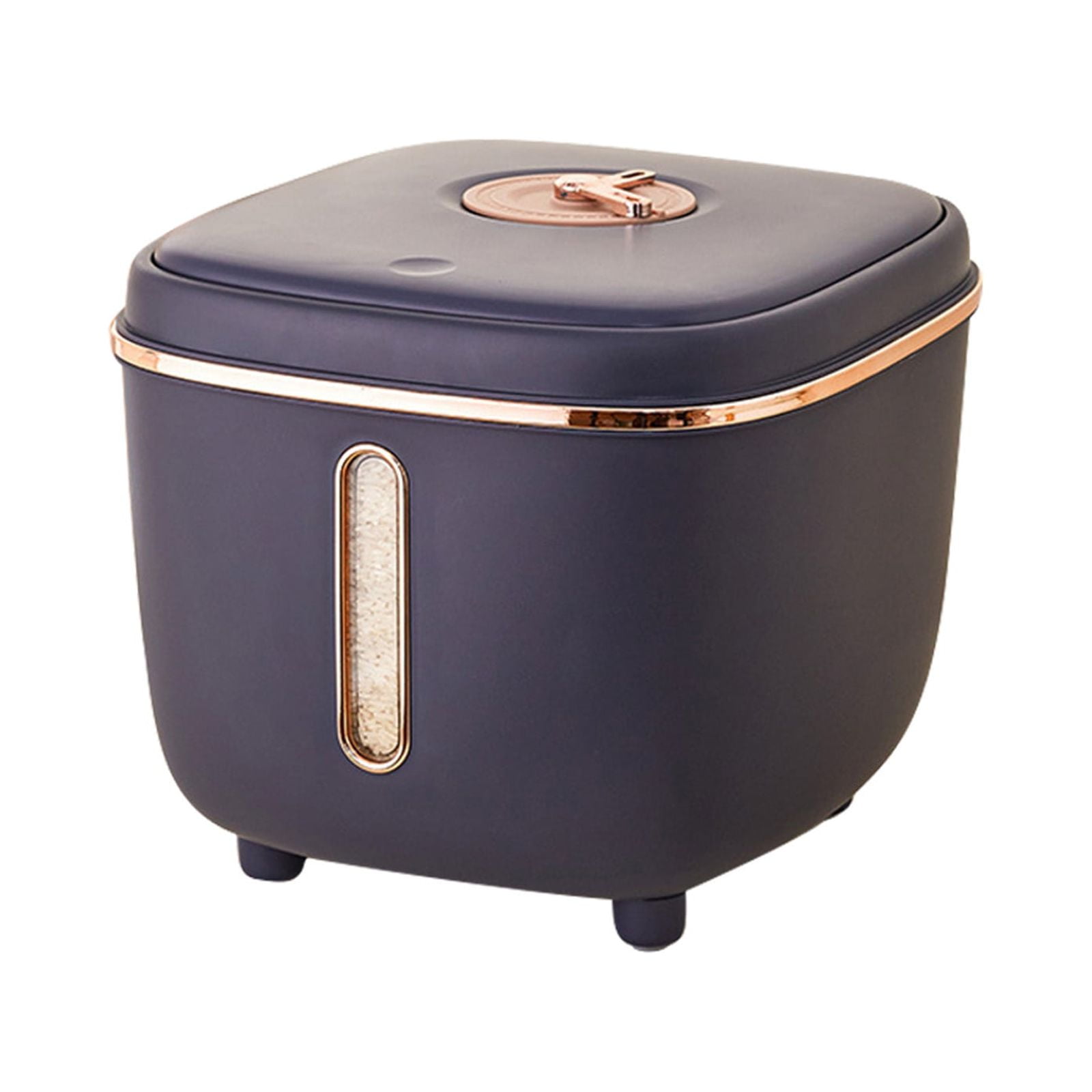 WNEXOPE Large Rice Dispenser with Lid - 16.5 lb Capacity Grain Storage ...