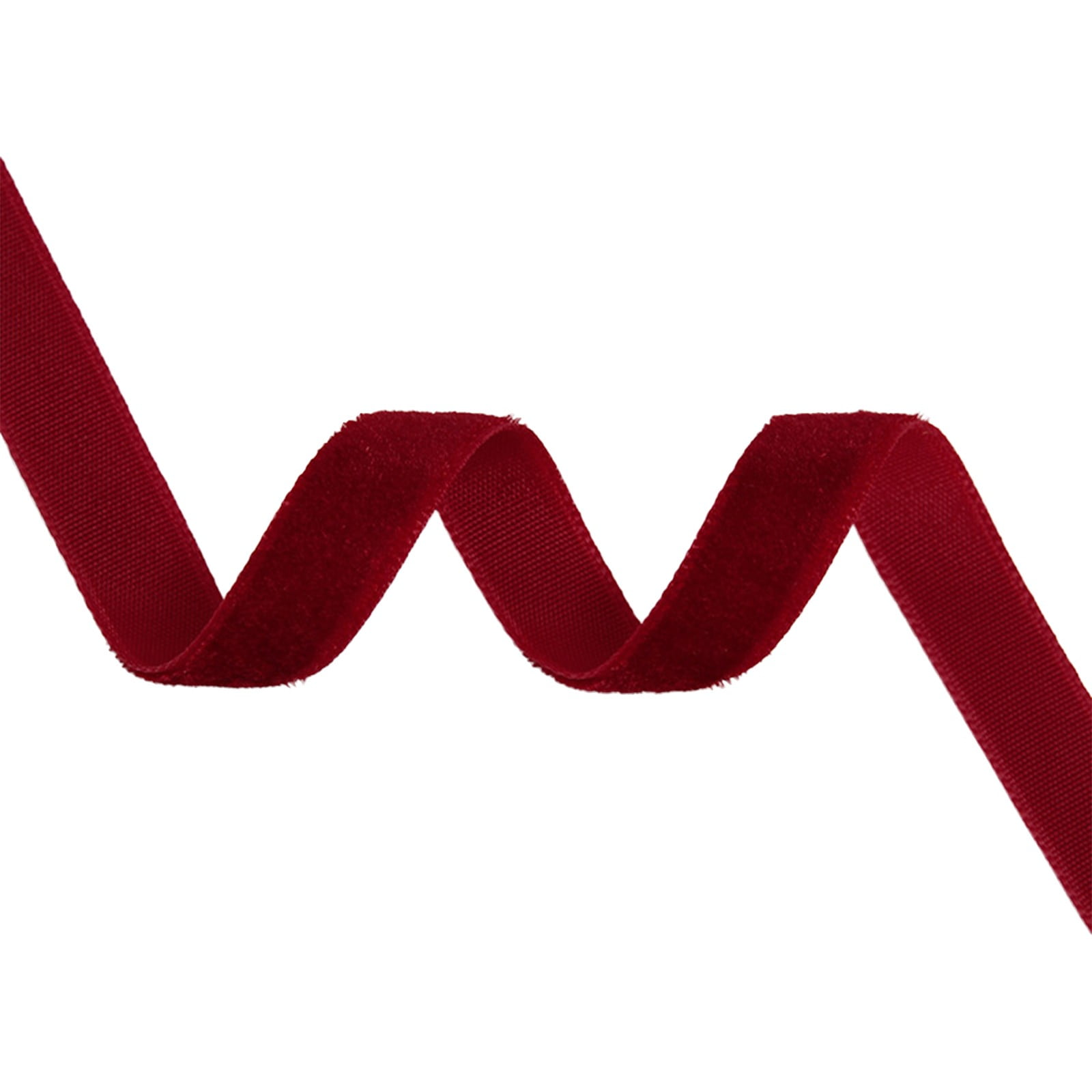 WNFJR 0.35 In Red Velvet Ribbon with Wired Edges - 75 Feet for Crafting ...