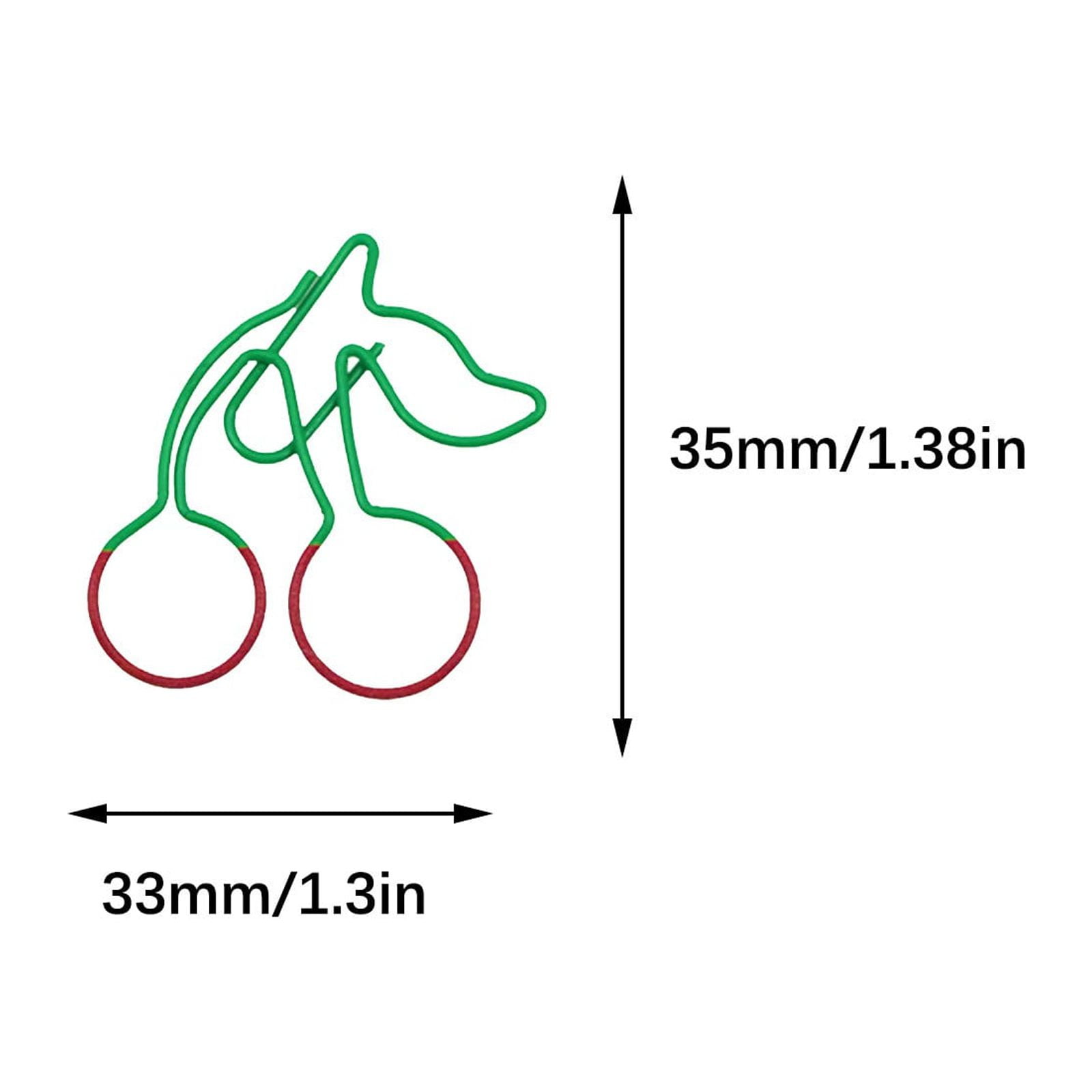 WNFJR 10-Pack Cute Color Metal Paperclip Bookmarks - Unique Design with ...