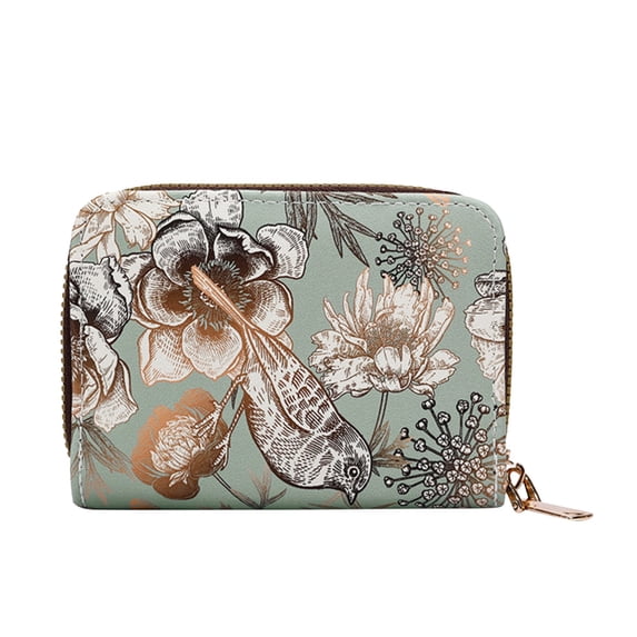 WNFJR 11 Card Slot Organza ID Holder with Embroidery Design ...