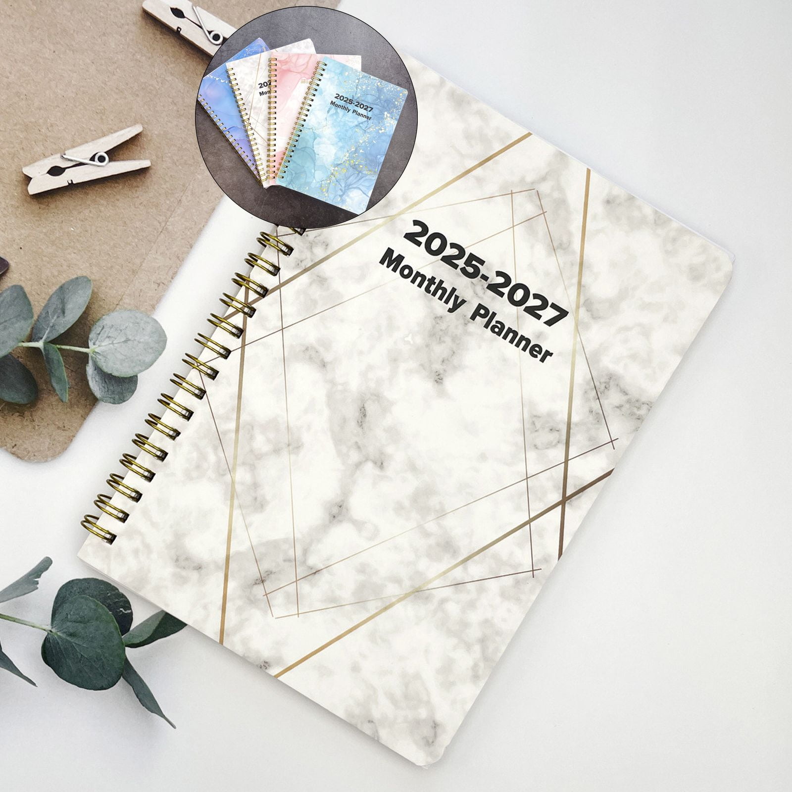 WNFJR 2025-2027 Year Planner Daily Weekly Monthly Planner Diary ...