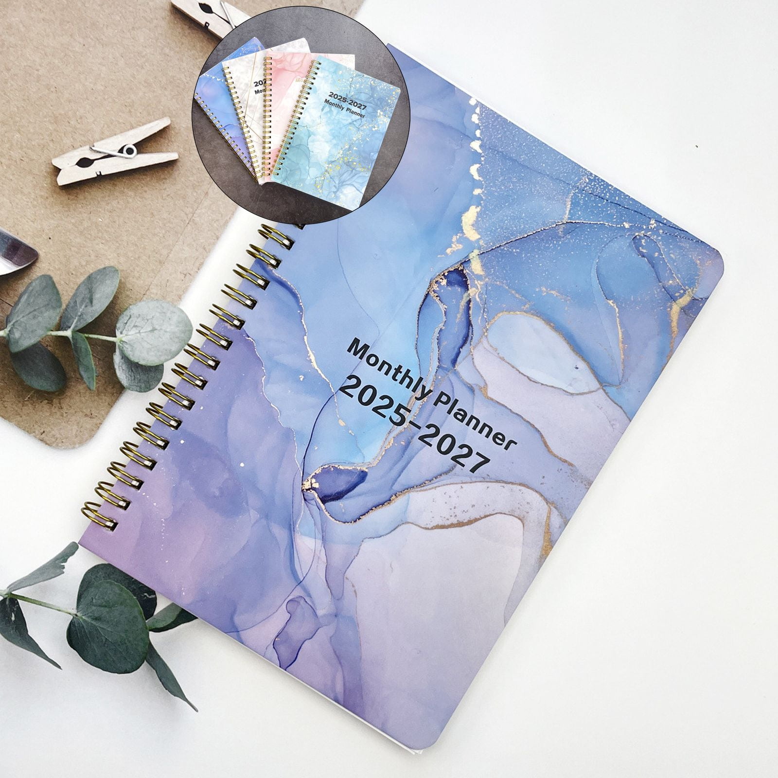 WNFJR 2025-2027 Year Planner Daily Weekly Monthly Planner Diary ...