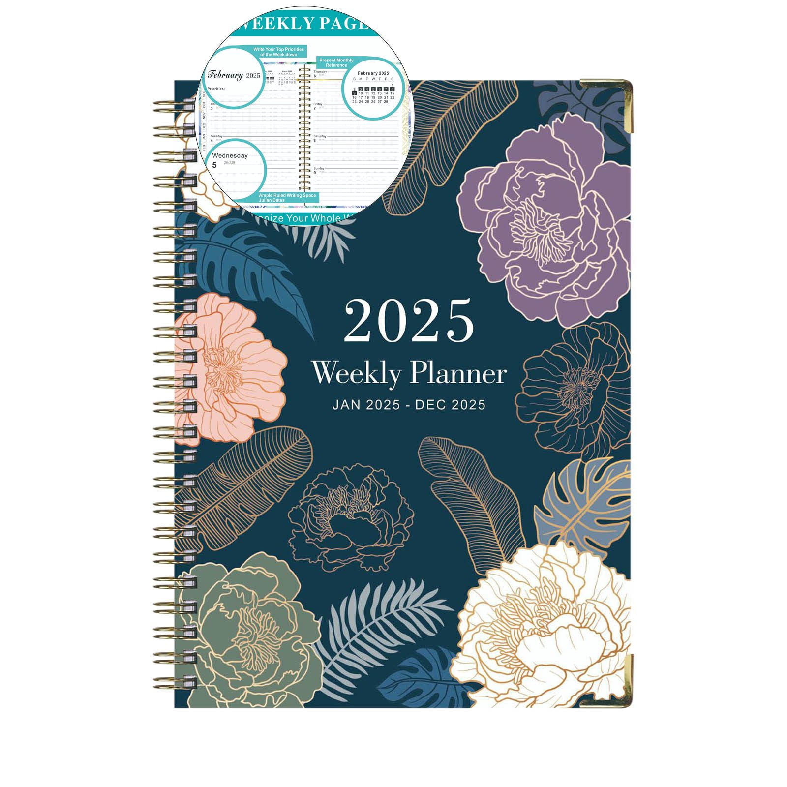 WNFJR 2025 Planner - Jan. 2025 - Dec. 2025, 2025 Planner Weekly and ...