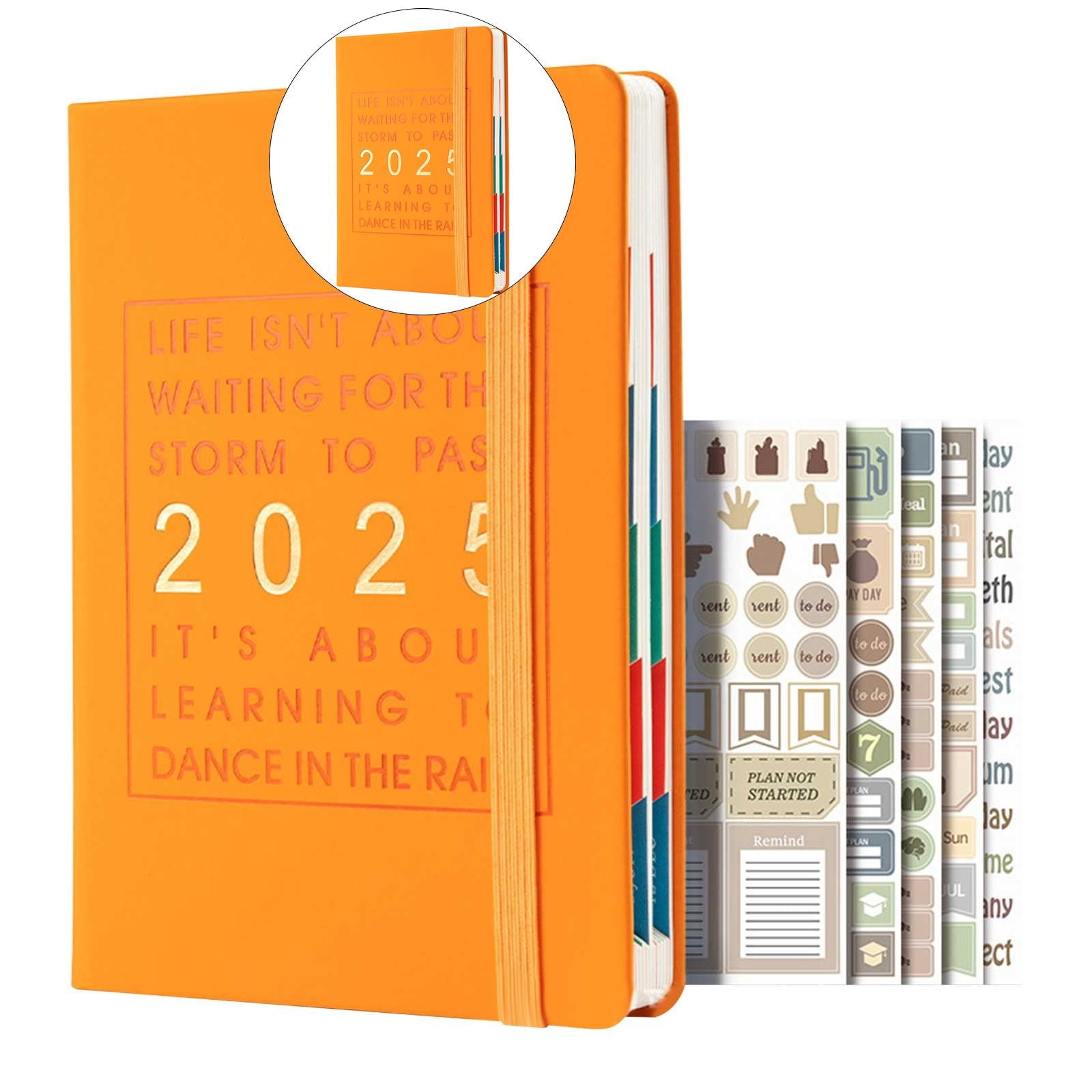 WNFJR 2025 Planner Weekly and Monthly - Hourly Schedule Daily Planner ...