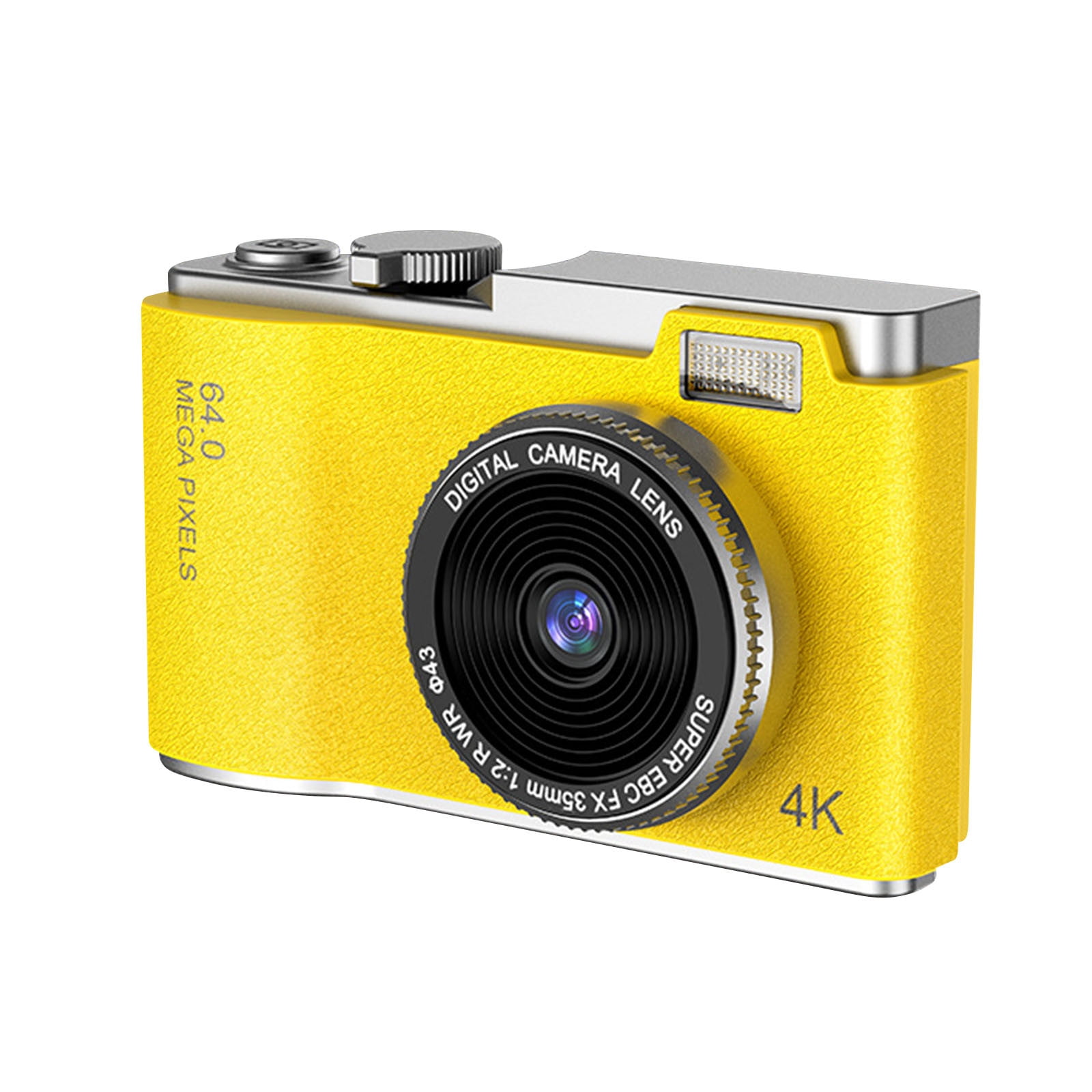 WNFJR 4K HD Digital Camera for Students - Mini Retro Style with Front ...