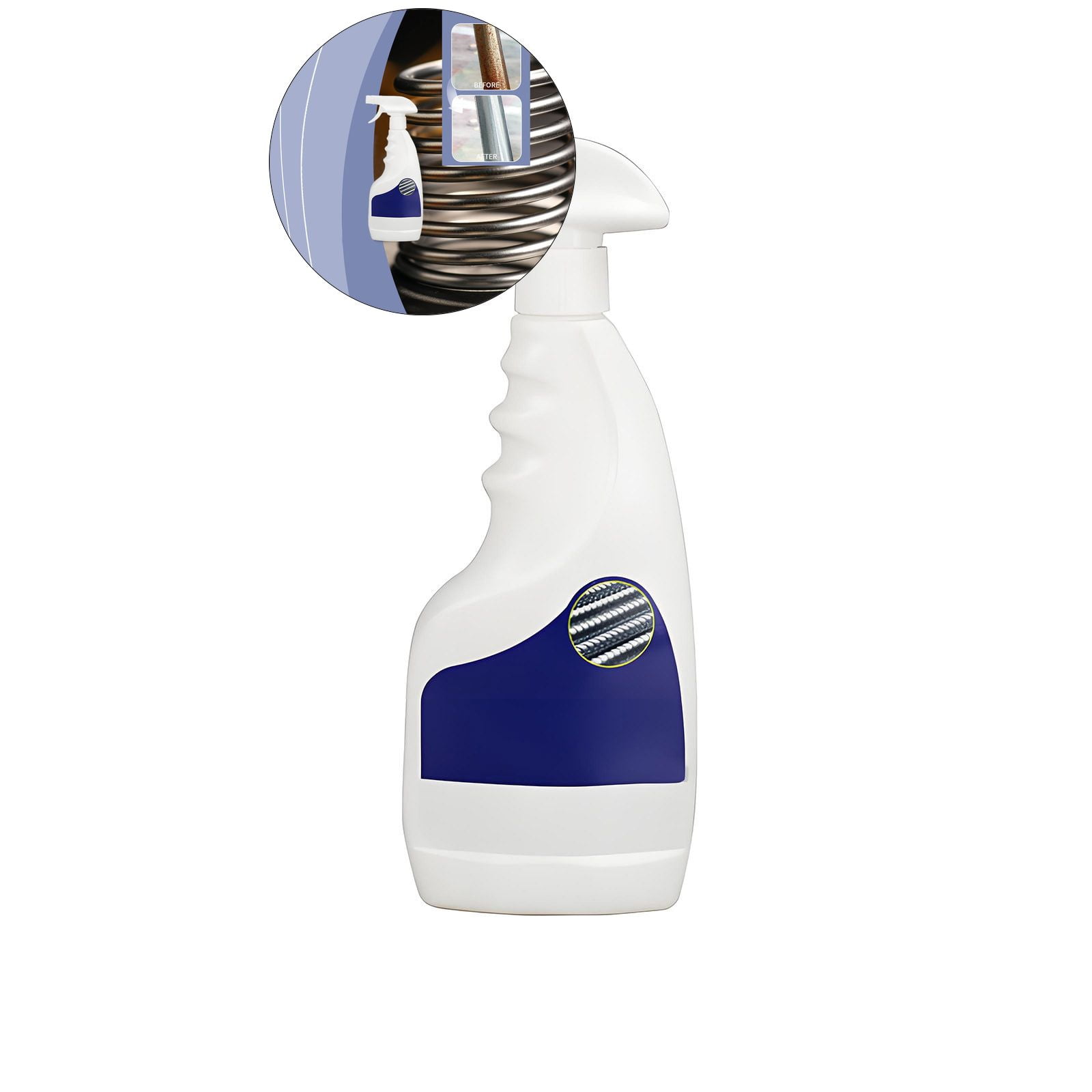 WNFJR 500ml Rust Quick Cleaning Agent | Powerful & Fast Acting | Non ...