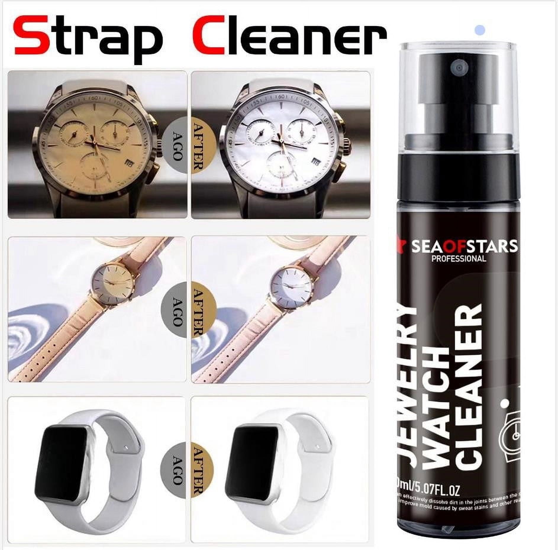 WNFJR 80mL Watch Cleaning Solution for Mechanical Watches - Safe for ...