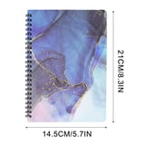 WNFJR A5 Spiral Notebook, Hardcover Journal for Women, Notebooks for ...