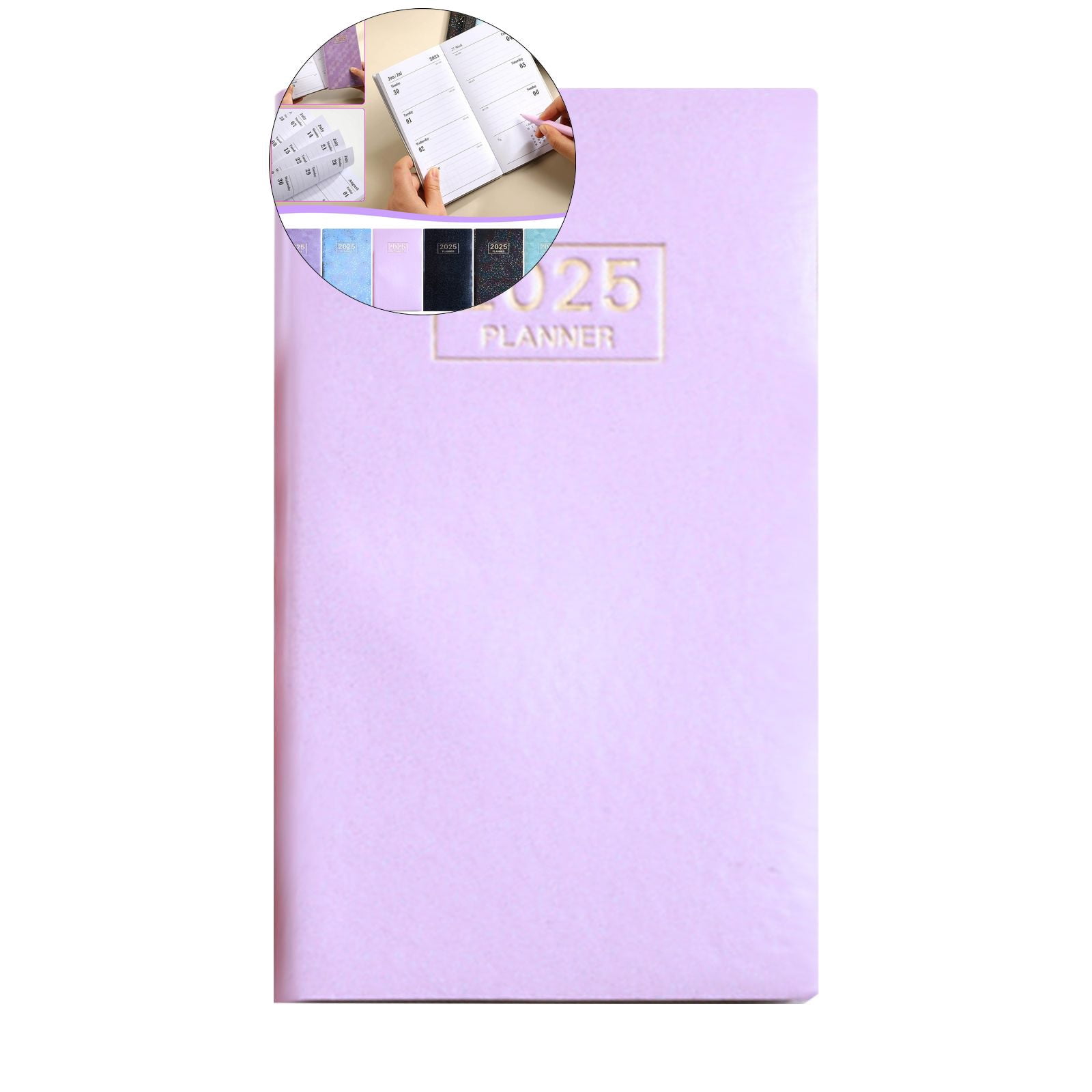 WNFJR A6 Mini Notebook Organizer | Daily Planner & Travel Diary | 60 Sheets | Multifunctional ...