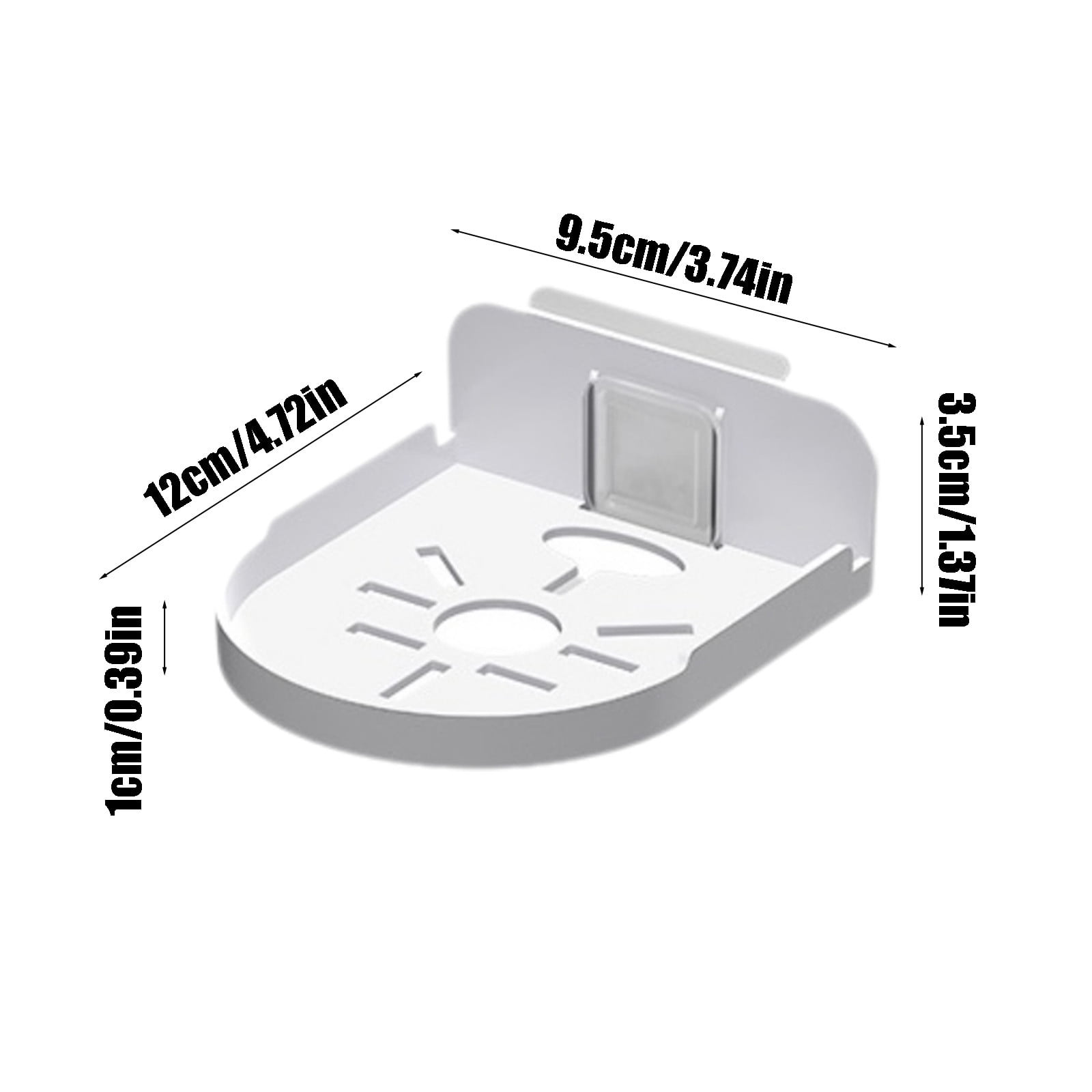 WNFJR Adhesive Floating Wall Shelves, Punch-Free Mount for Security ...