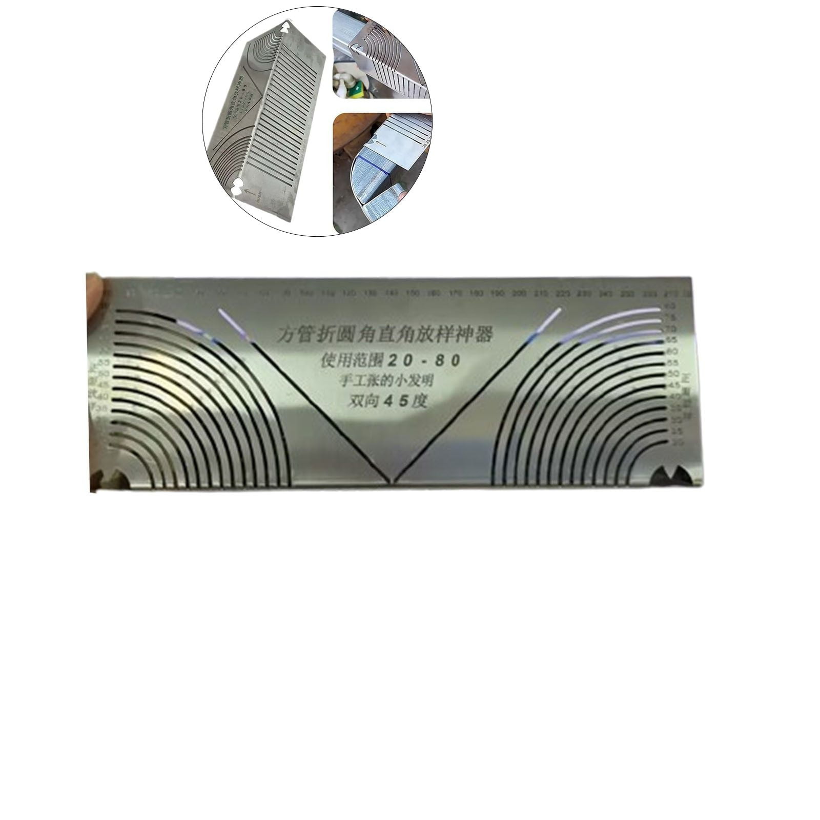 WNFJR Angle & Arc Marking Tool - Linear Arc Dual-Purpose Metal Marking ...