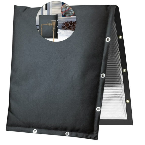 UUHYTG Backflow Preventer Insulation Cover for Winter, 6 Layer Thick ...