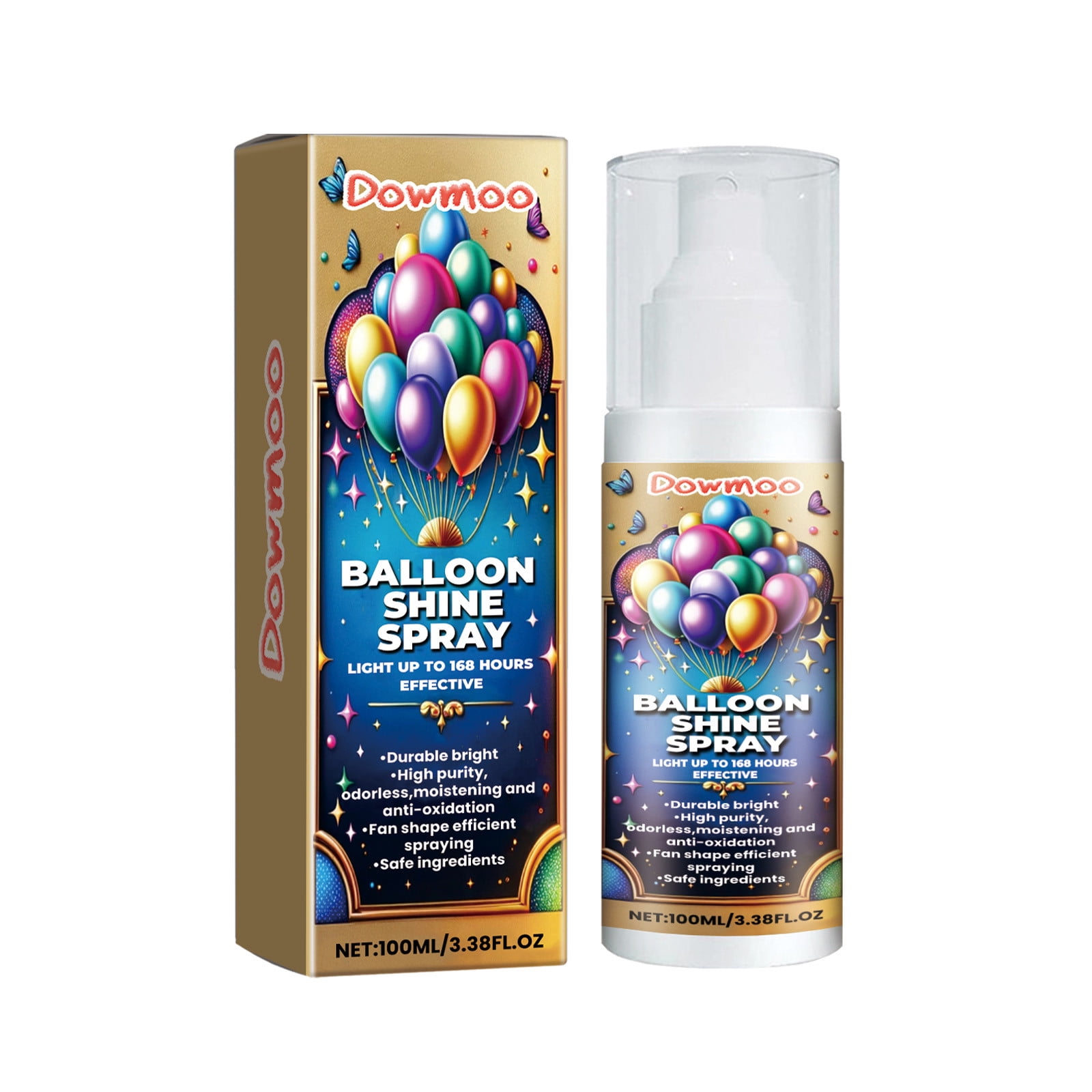WNFJR Balloon Spray, Balloon Shine Spray, High Shine Balloon Gloss ...