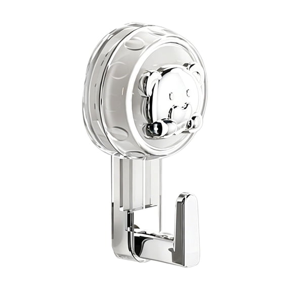 WNFJR Bear Head Design, Suction Cup Washbasin Hook, No-Drill Wall Mount ...