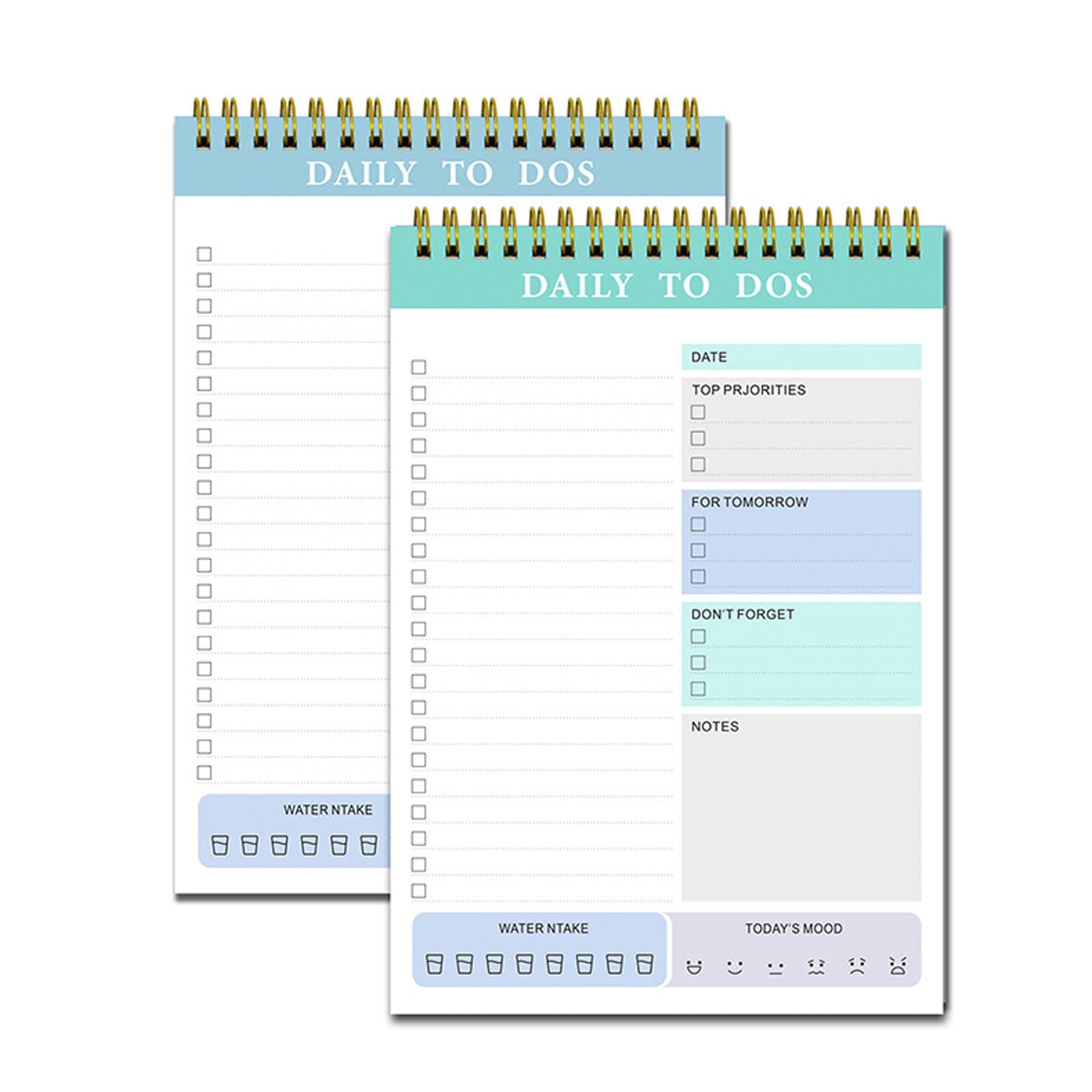 WNFJR Business Notebook Tear off Planning Notepad for Schedule To Do ...