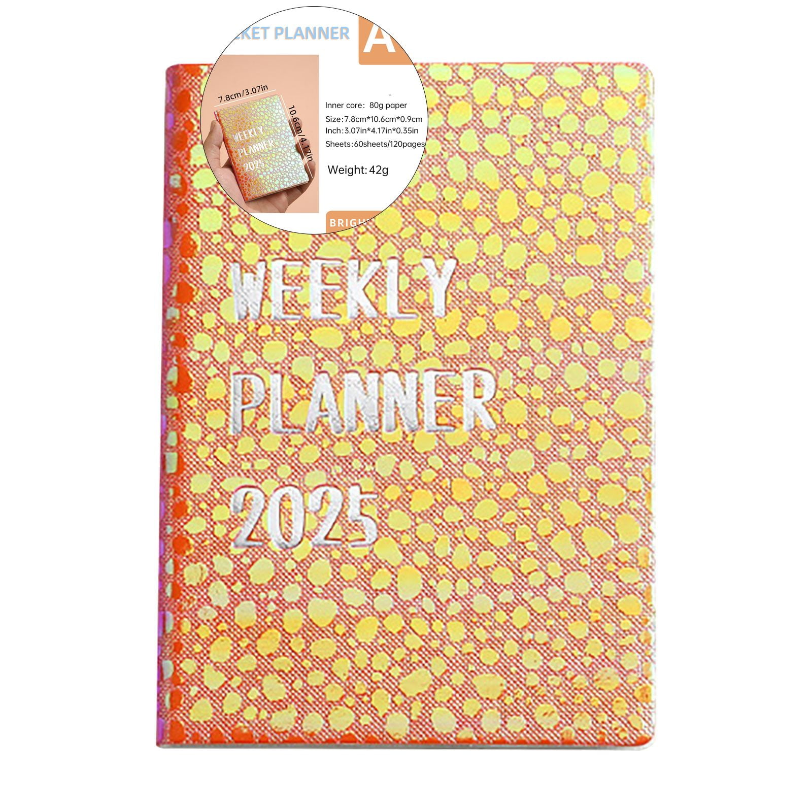 WNFJR Buy One Get One Free 2025 Mini Pocket Planner Weekly Planner ...