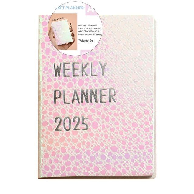 WNFJR Buy One Get One Free 2025 Mini Pocket Planner Weekly Planner ...