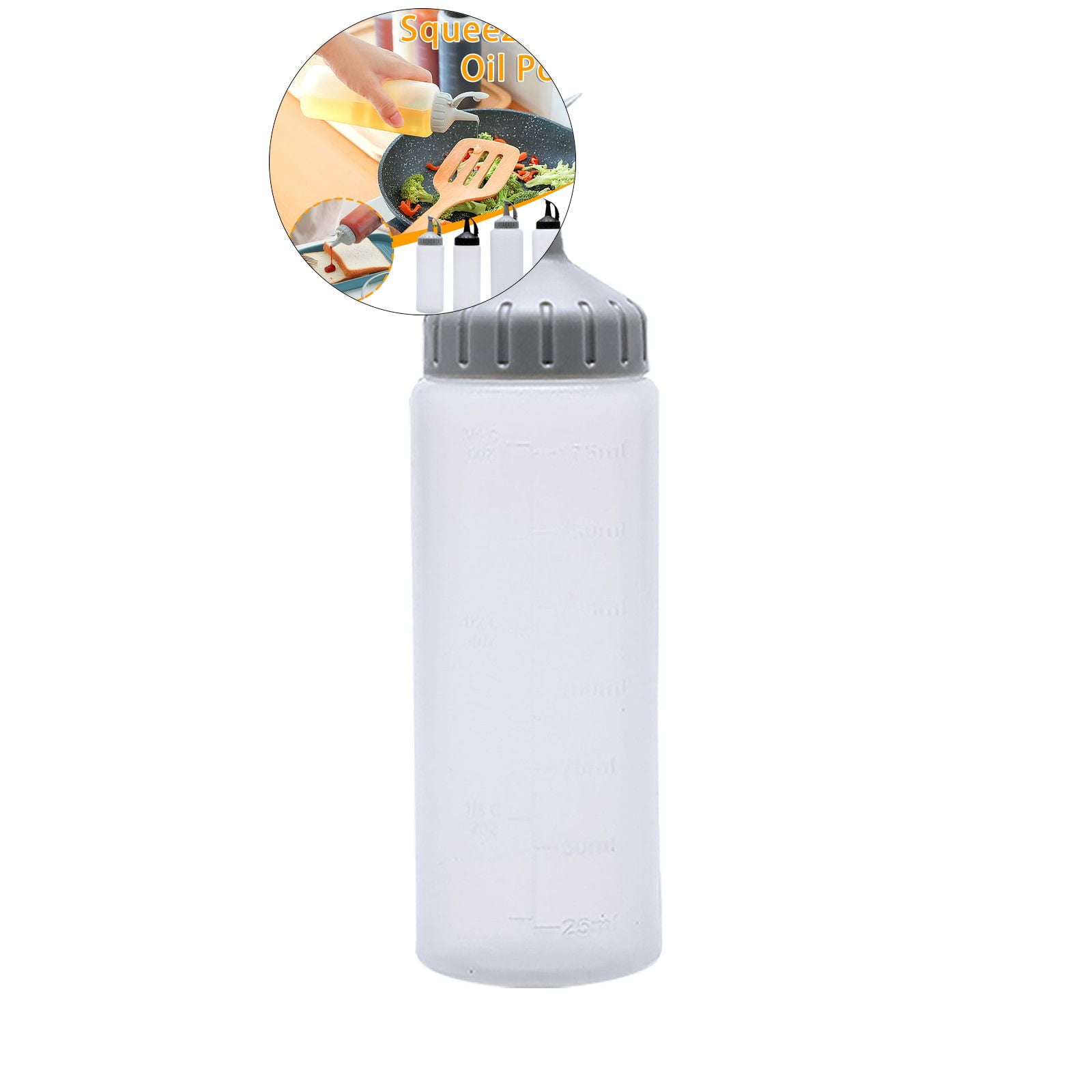 WNFJR Buy One Get One Free Plastic Squeeze Bottles, Leak-proof Oil Pot ...