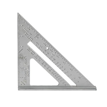 BIBABLYKE Precisions Woodworking Square Rule Aluminum Multiple Angles ...