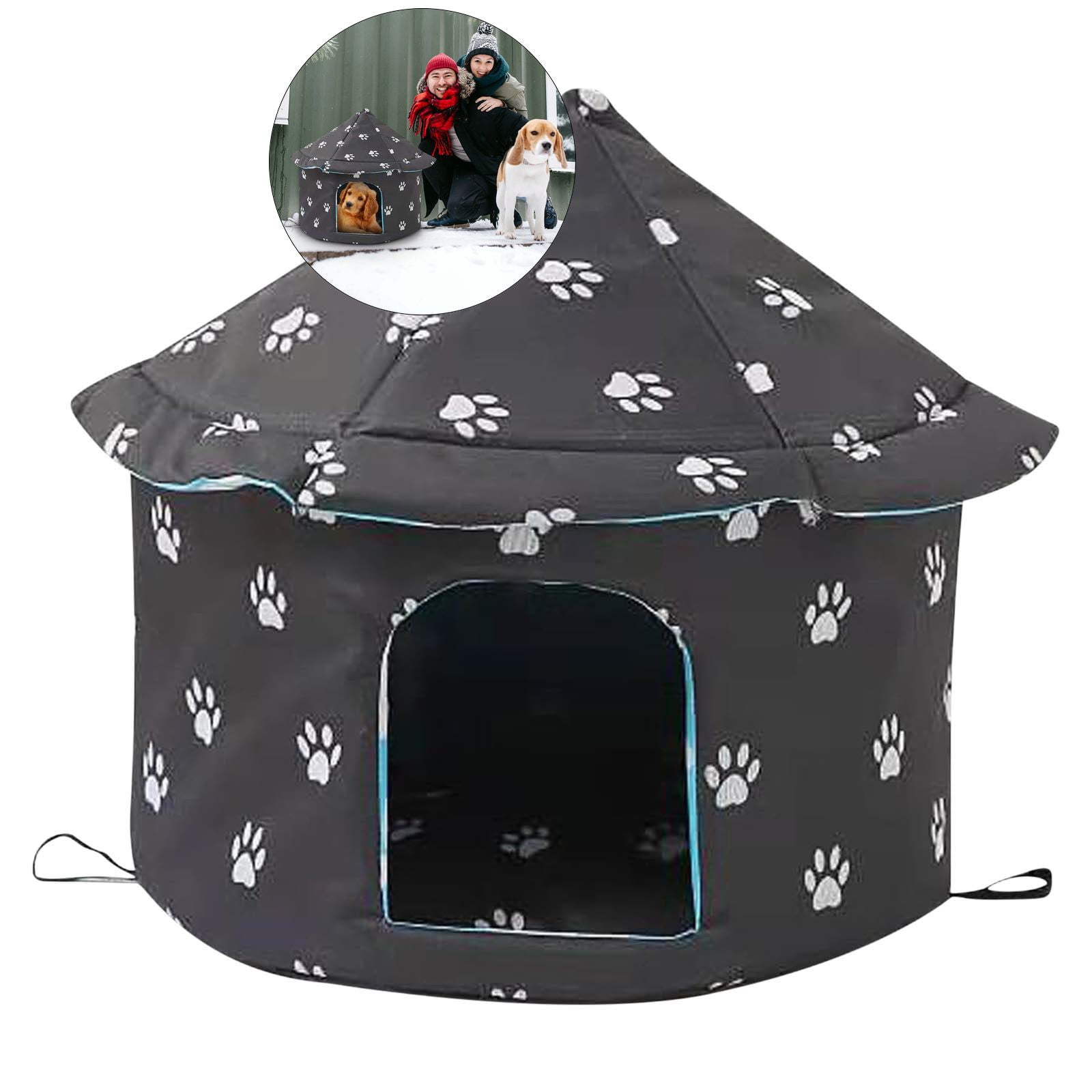 WNFJR Cat Houses for Outdoor Cats, Feral Cats Dogs House, Weatherproof ...