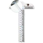 sunsanly Acrylic Template Ruler DIY Wallet Handcraft Ruler Clear Easy ...