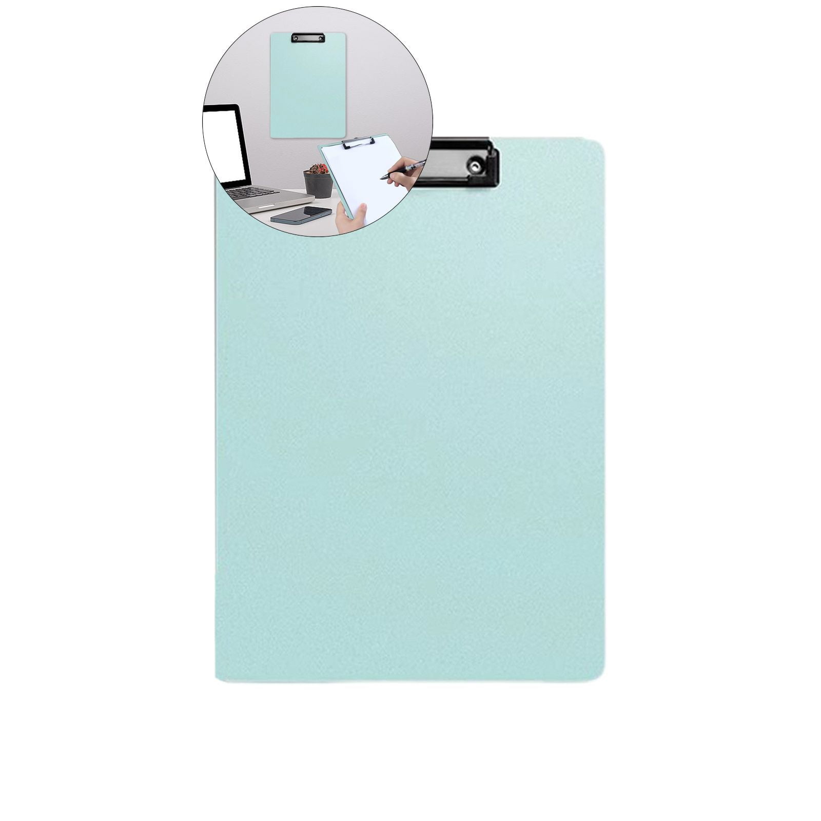 WNFJR Clipboards, Clip Boards with Metal Clip, Hangable Low Profile ...