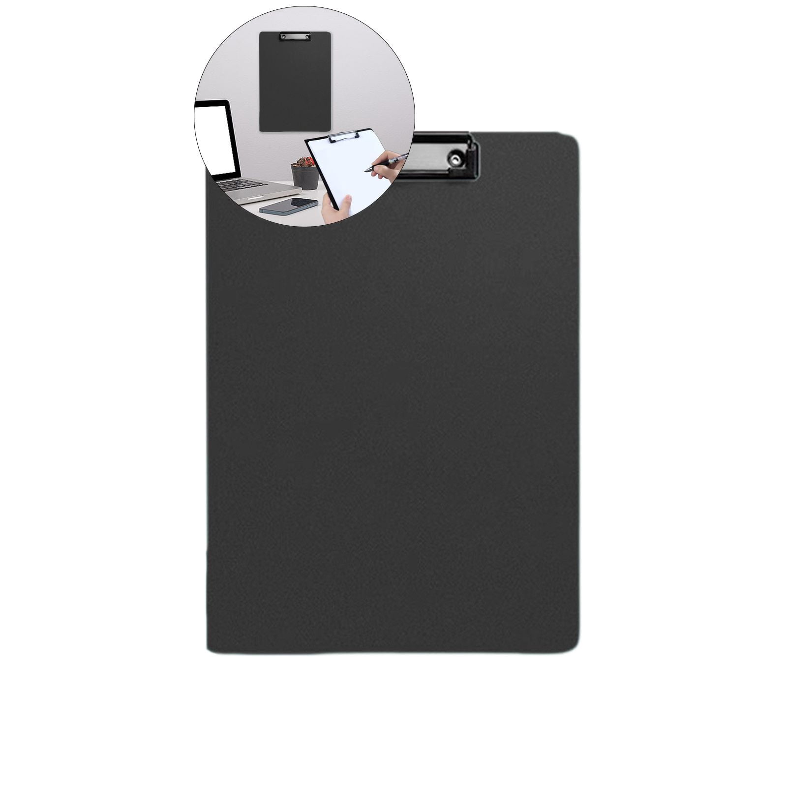 WNFJR Clipboards, Clip Boards with Metal Clip, Hangable Low Profile ...