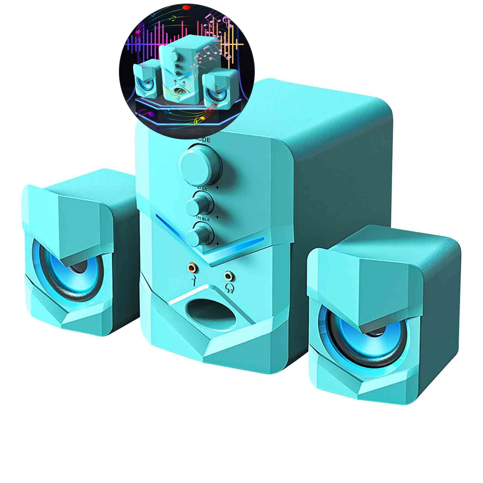 WNFJR Computer Speakers, Mini PC Speakers with Subwoofer, Desktop ...