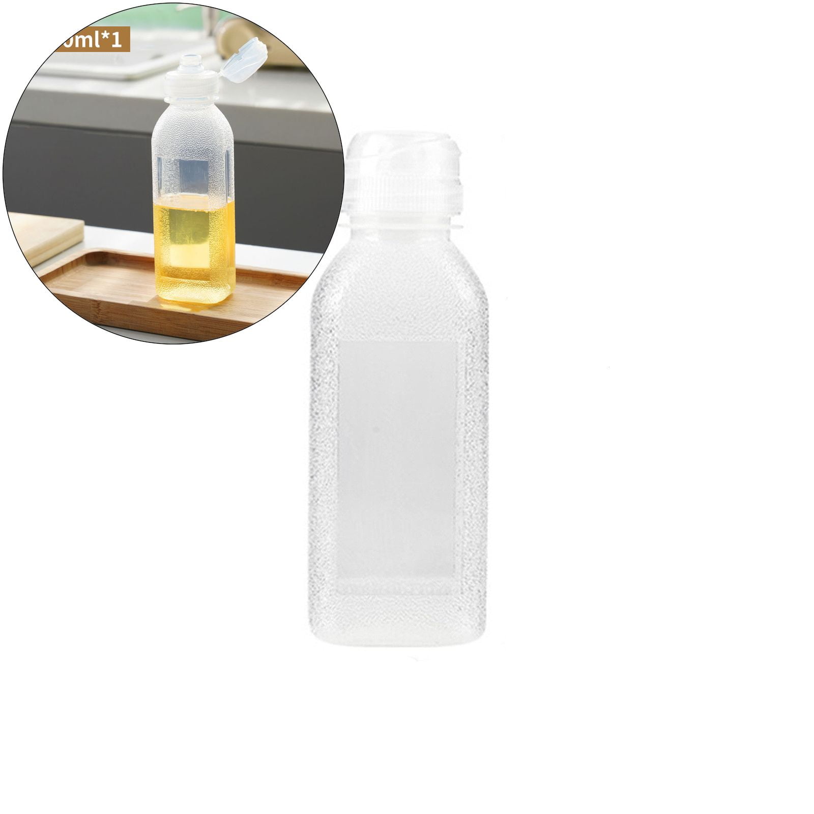 WNFJR Condiment Squeeze Bottles for Sauces With Flip Top, Hot Sauce ...