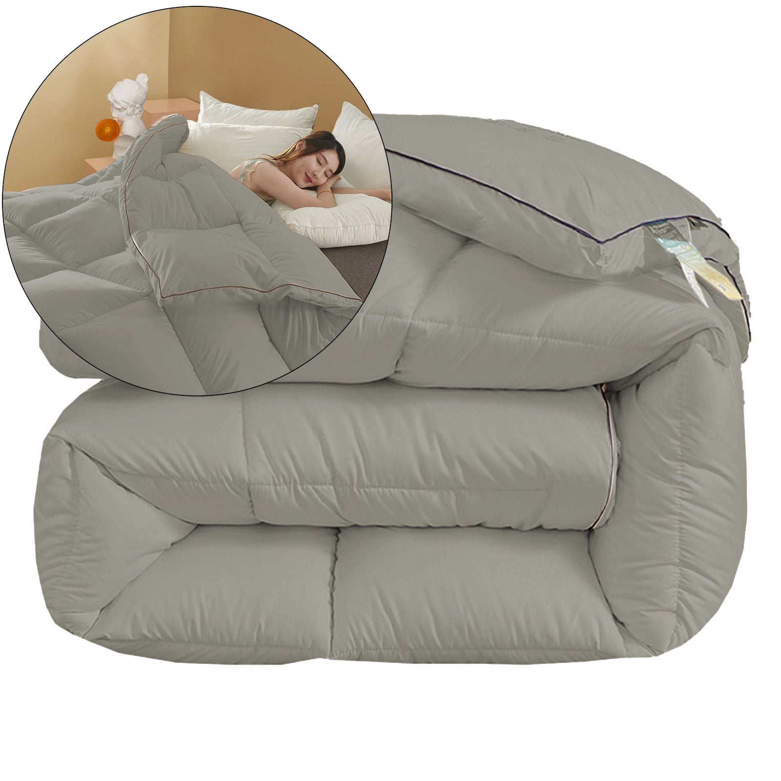 WNFJR Cooling Comforter Twin Size, Cooling Blankets for Hot Sleepers ...