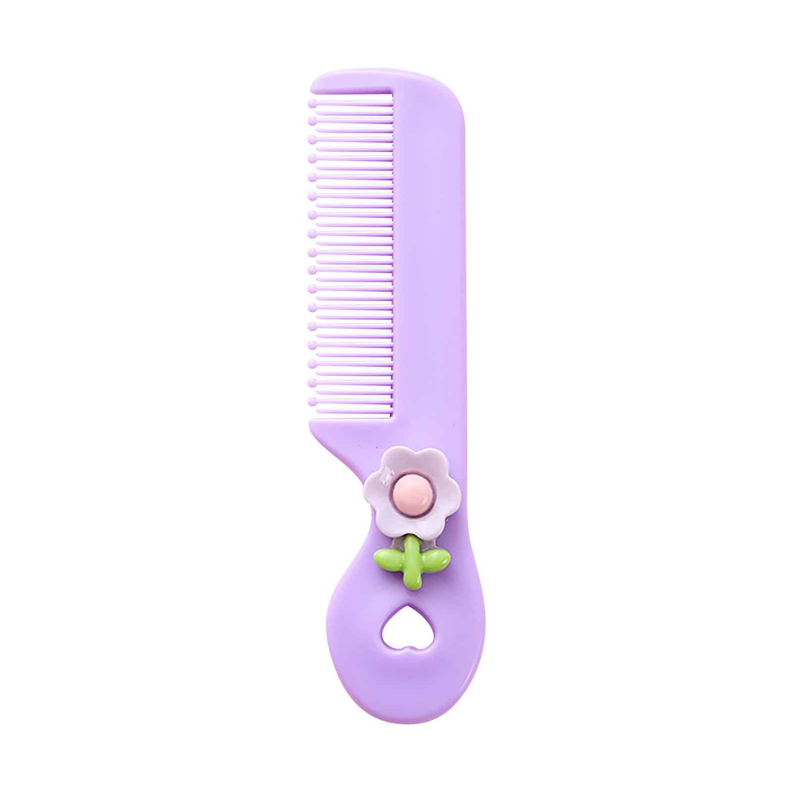 WNFJR Cute Mini Comb with Soft Bristles - Ideal for Kids' Sensitive ...