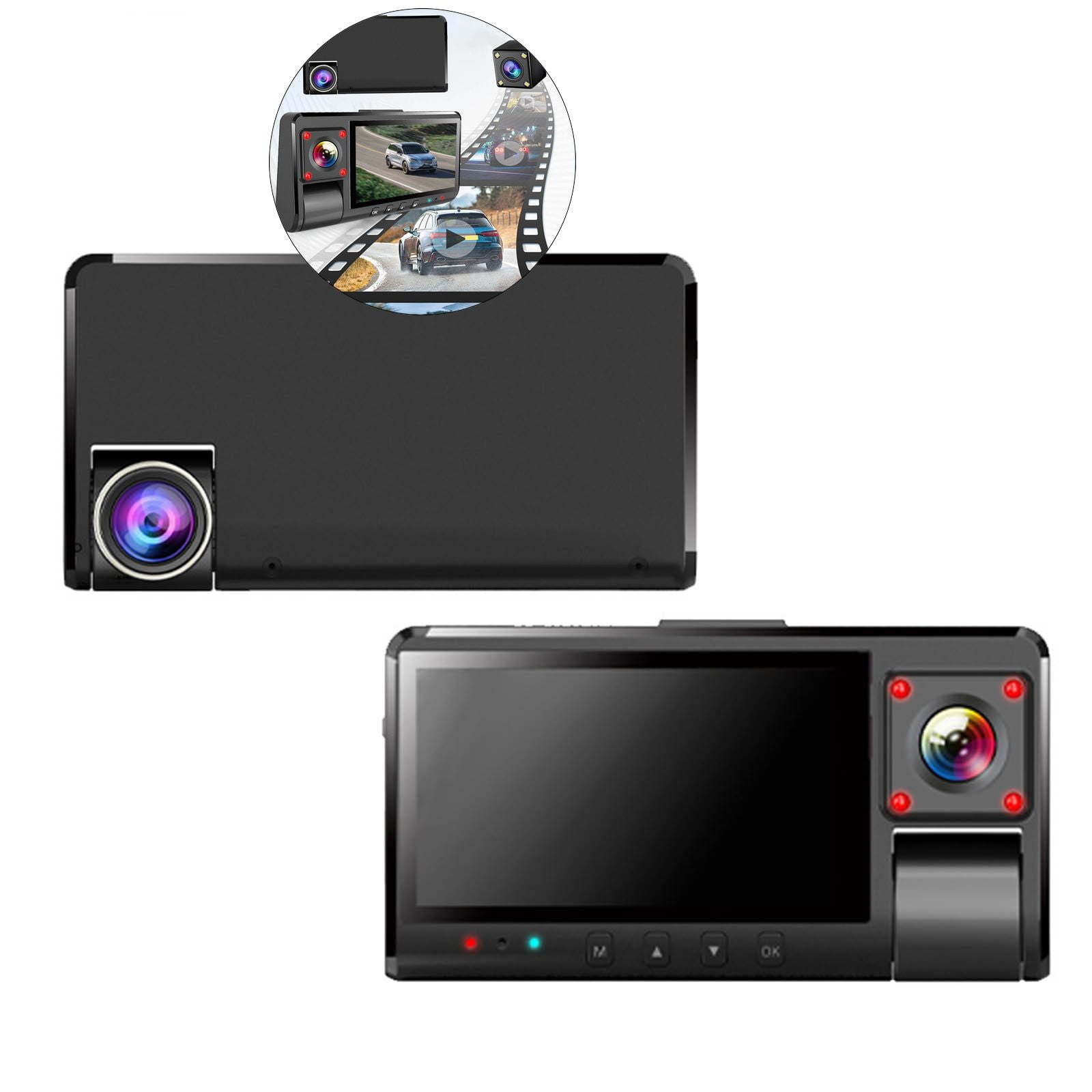 WNFJR Dash Cam 1080P WiFi Car Recorder, Front Recording Image Recorder ...