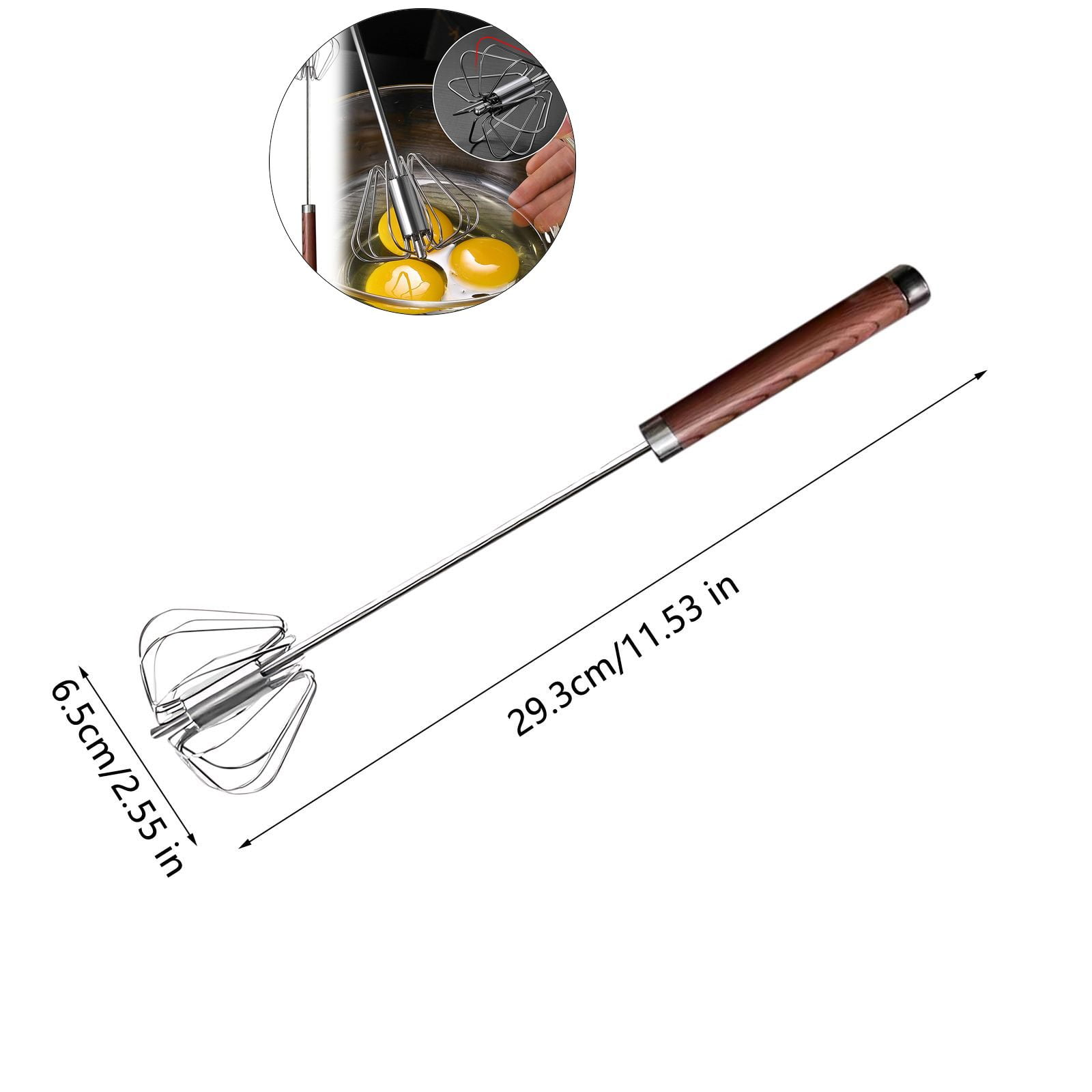 WNFJR Easy Whisk, Easy Whisk Handheld Mixer, Semi Automatic Whisk, Easy ...