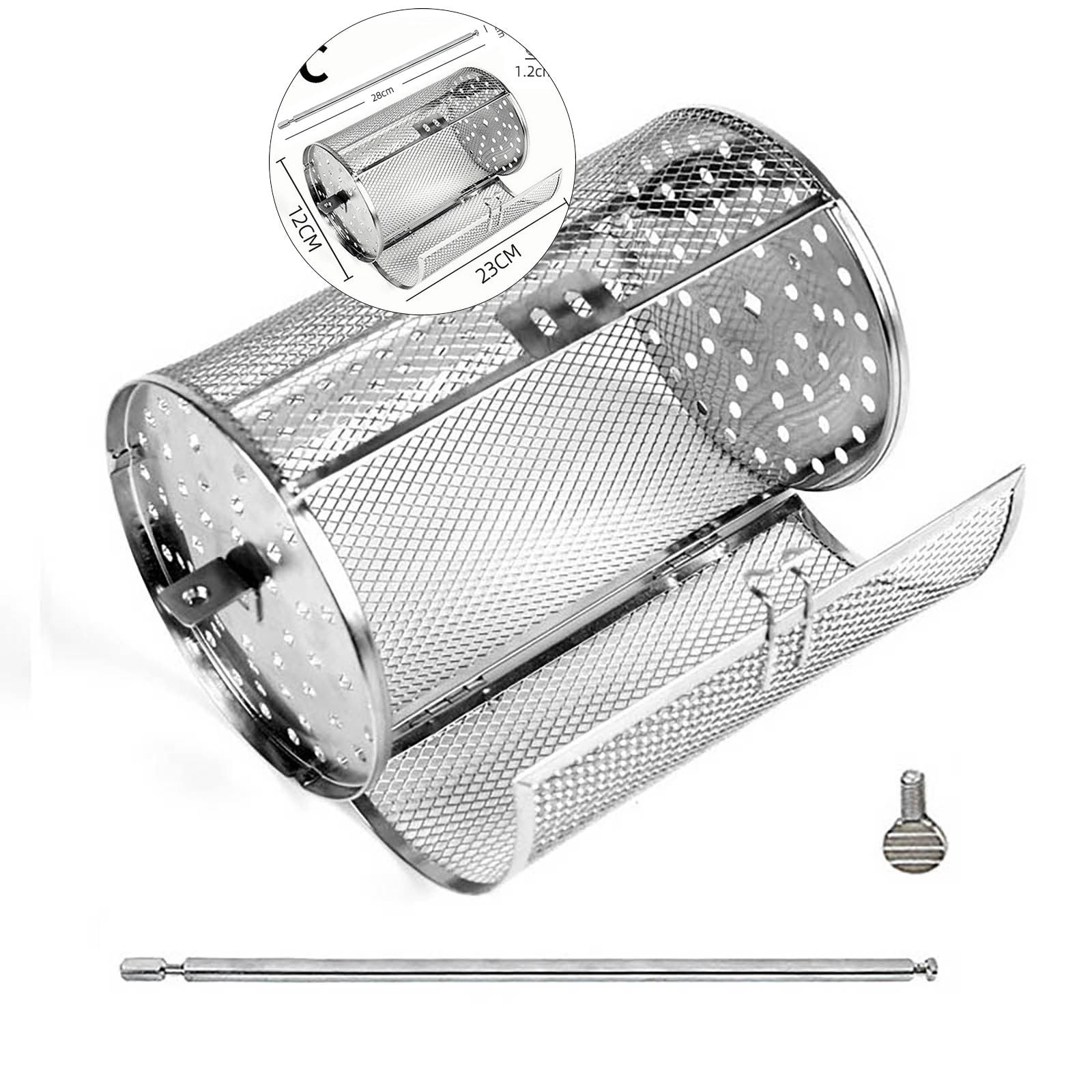 WNFJR Electric Oven Grill Rotisserie Basket Outdoor Oven Roast Air ...