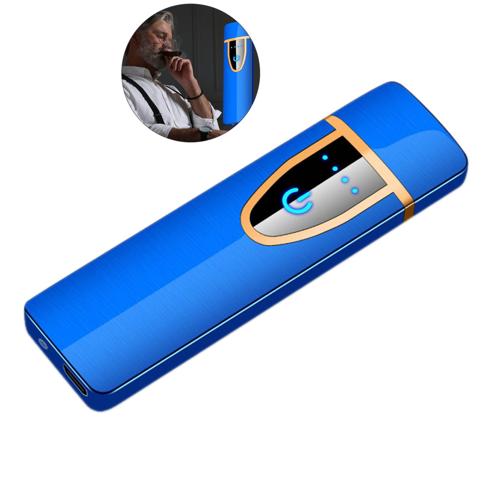 WNFJR Electronic Lighter, Smart USB Rechargeable Lighter, Mini Electric ...